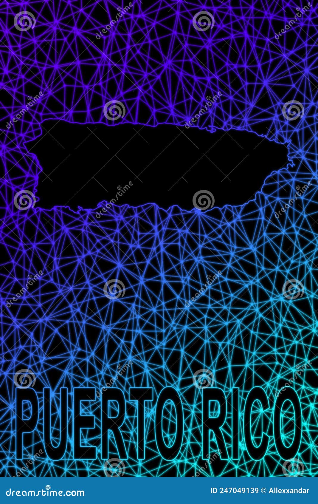 Modern Of Puerto Rico Map Connections Network Design, Best Internet ...