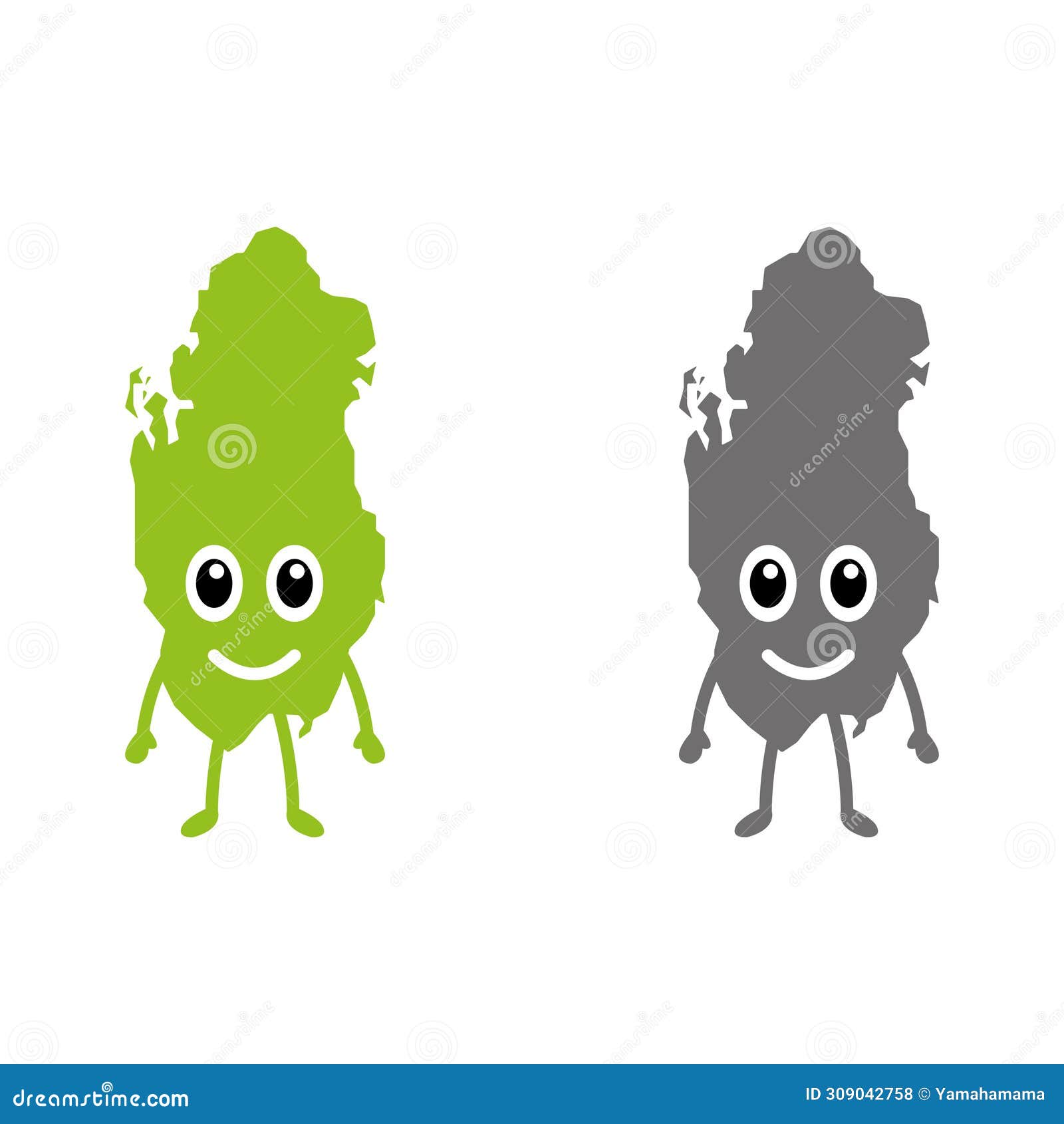 Map Qatar 2 stock vector. Illustration of icon, isolated - 309042758