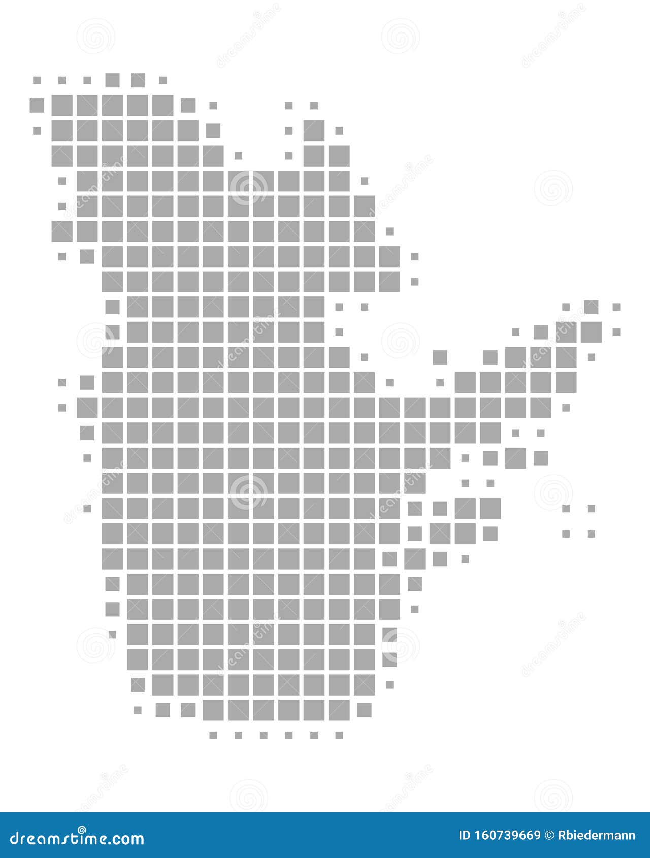 Map of Quebec stock vector. Illustration of square, squares - 160739669
