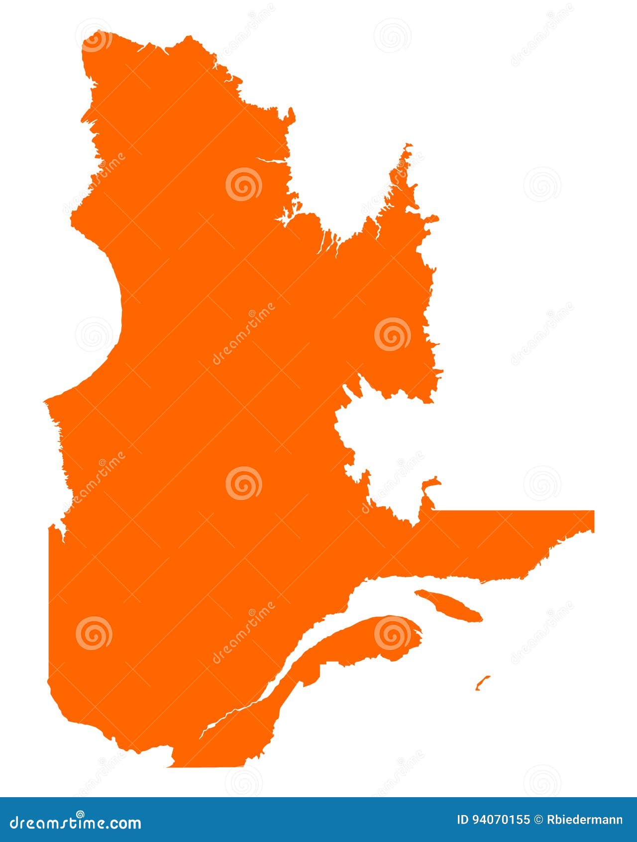 Detailed Map Of Quebec City, Linear Print Map. Cityscape Panorama ...