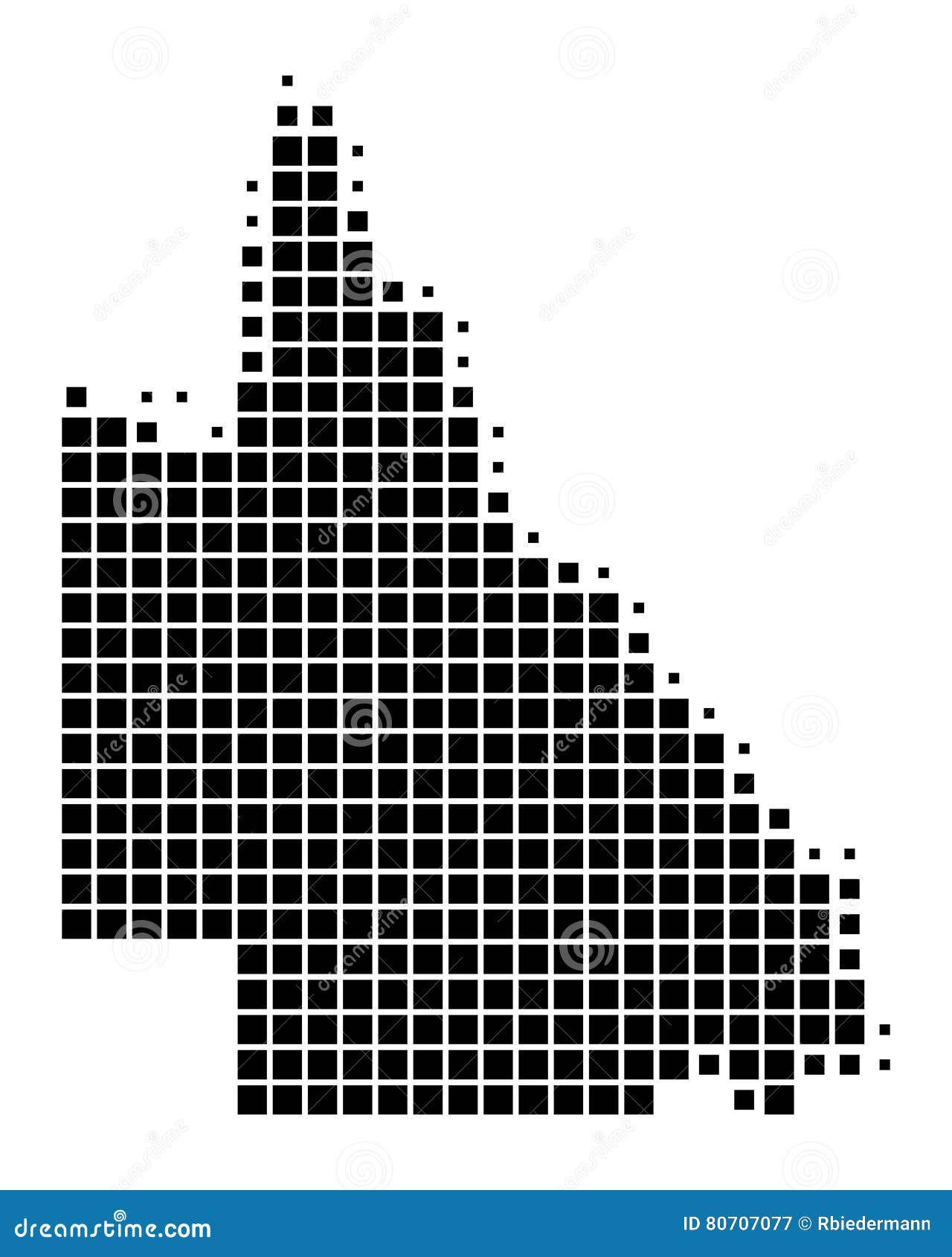 Map of Queensland stock vector. Illustration of pattern - 80707077