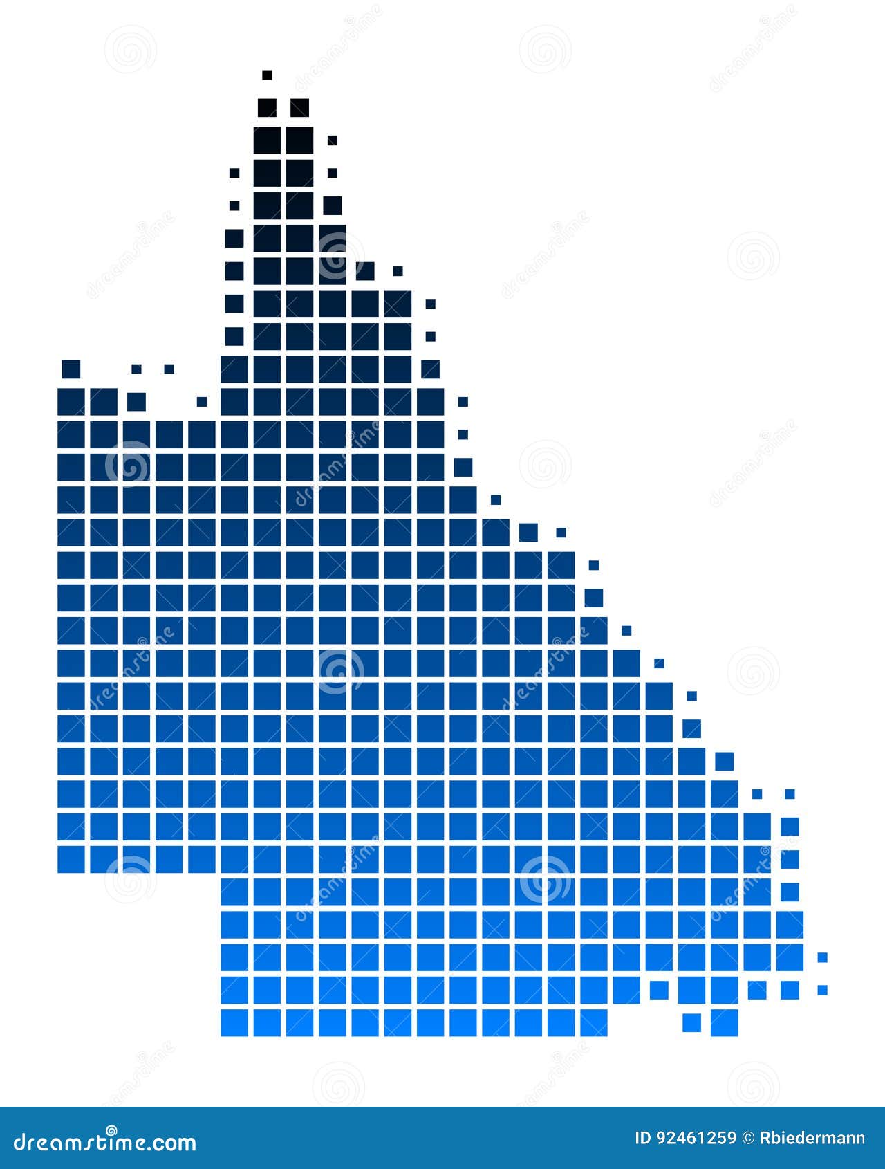 Map of Queensland stock vector. Illustration of geography - 92461259