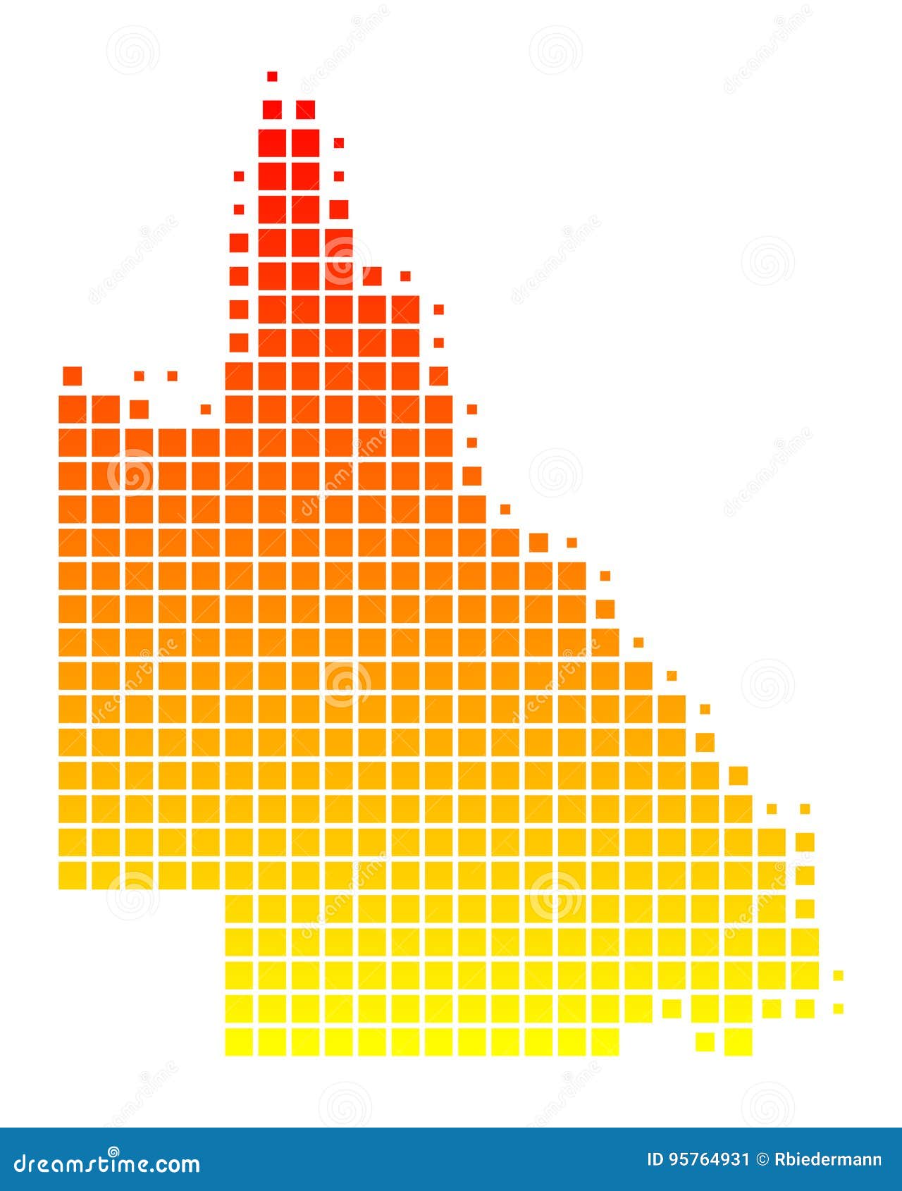 Queensland Australia Heart Flag. QLD AUS Love Shape Flag. Australian ...