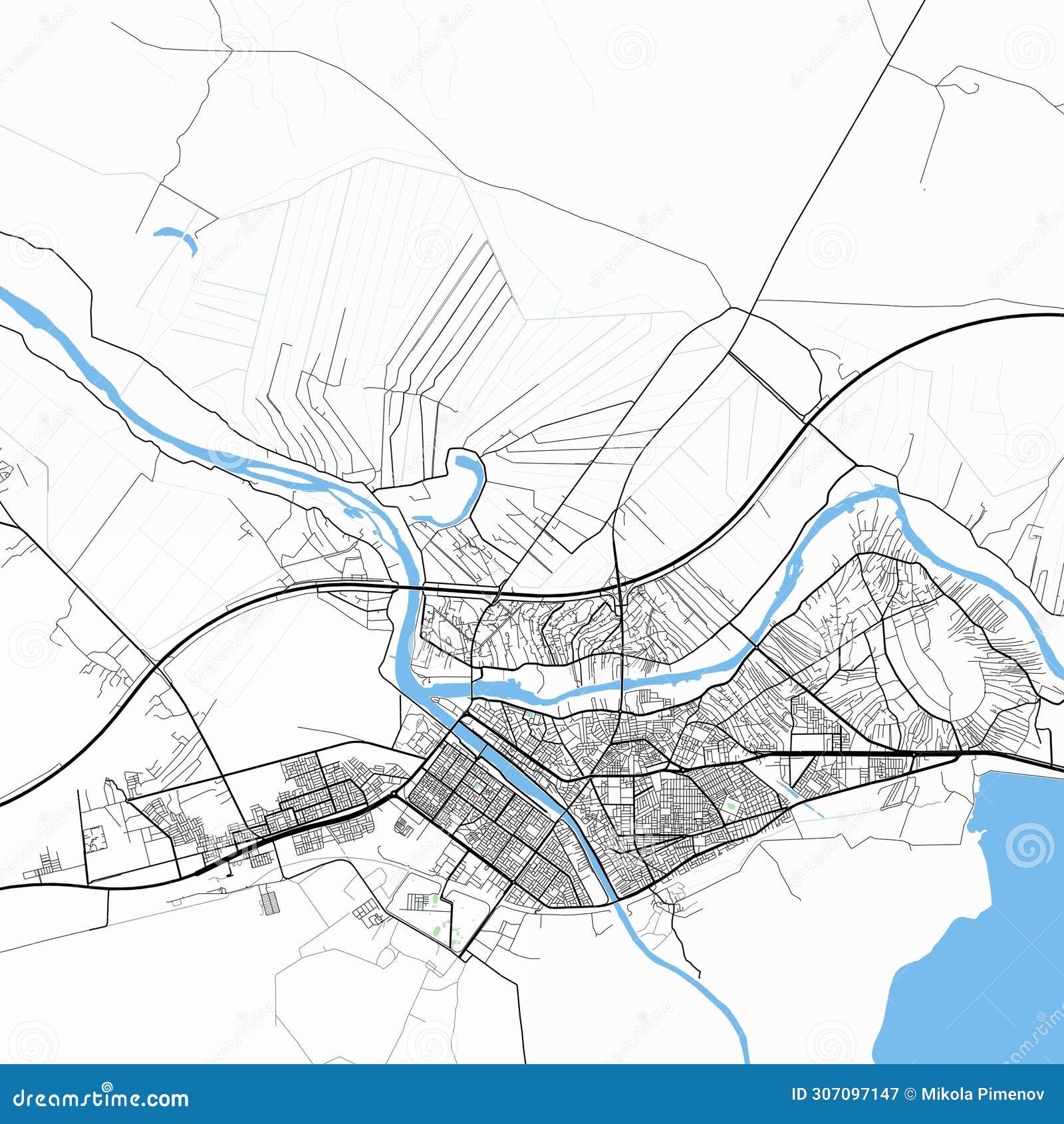 Map of Ramadi. stock illustration. Illustration of soil - 307097147