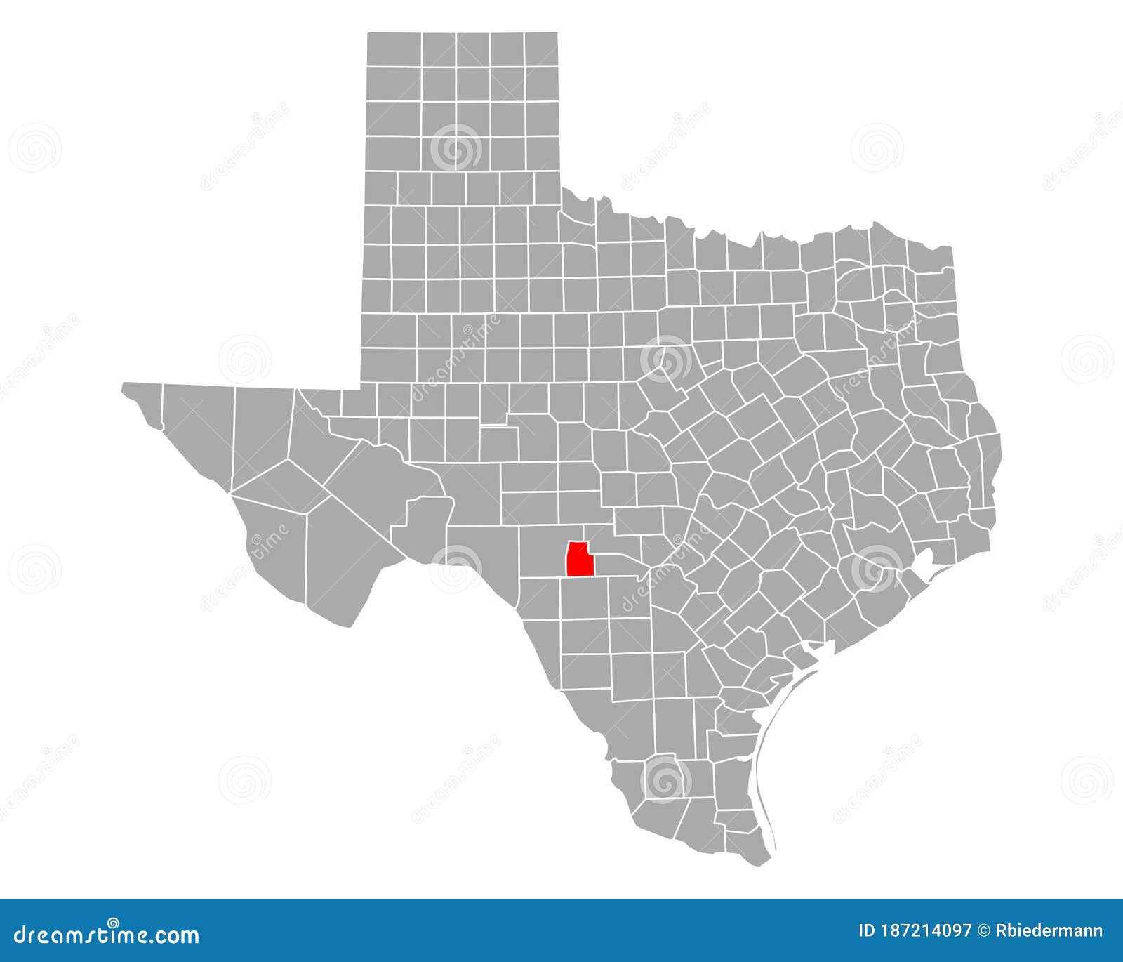 Map of Real in Texas stock vector. Illustration of real - 187214097