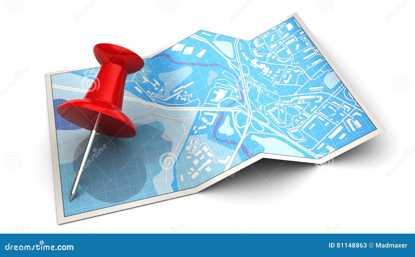 Map and red pin stock illustration. Illustration of point - 81148863