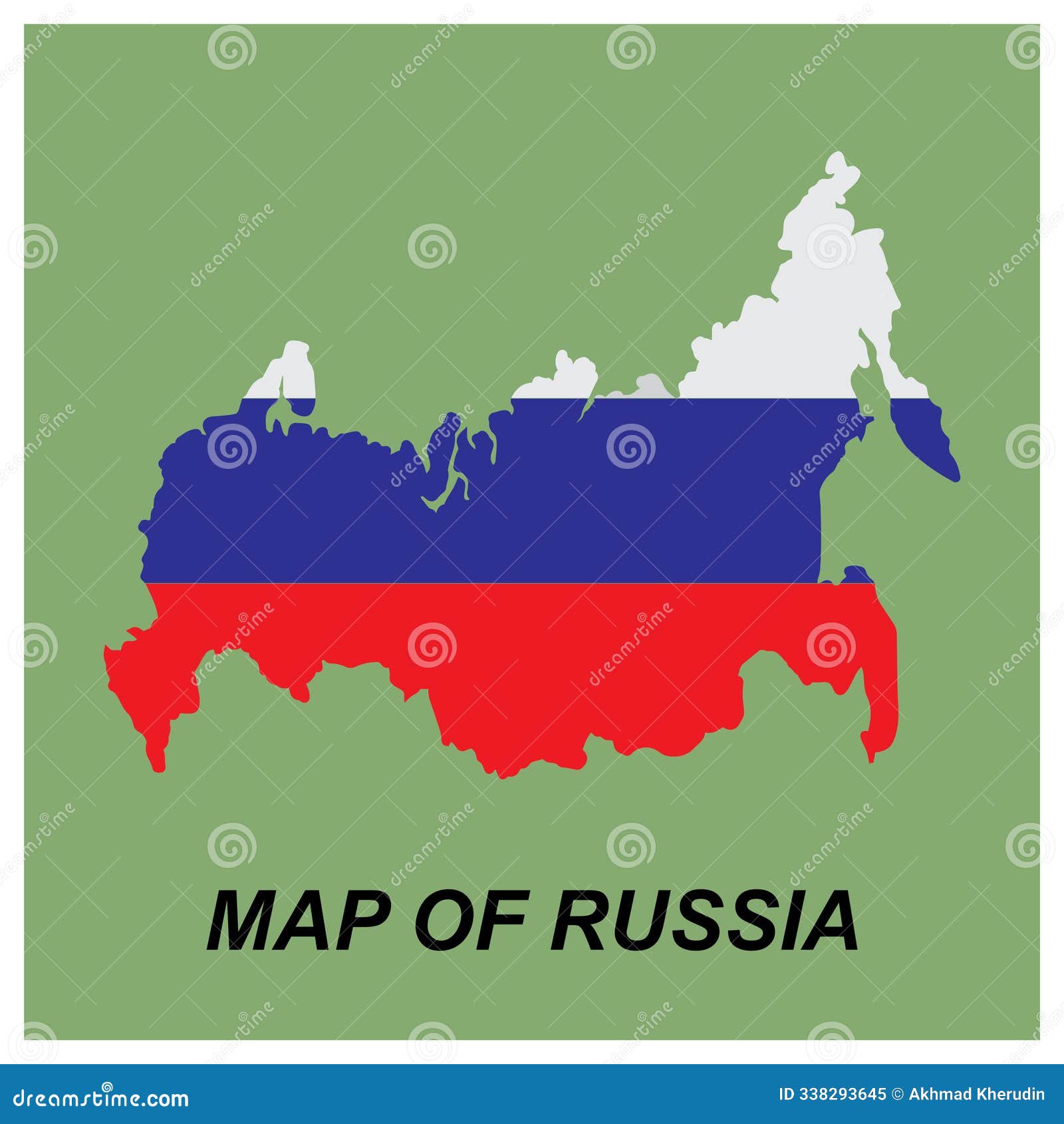 Map of regions of Russia stock illustration. Illustration of submarine ...