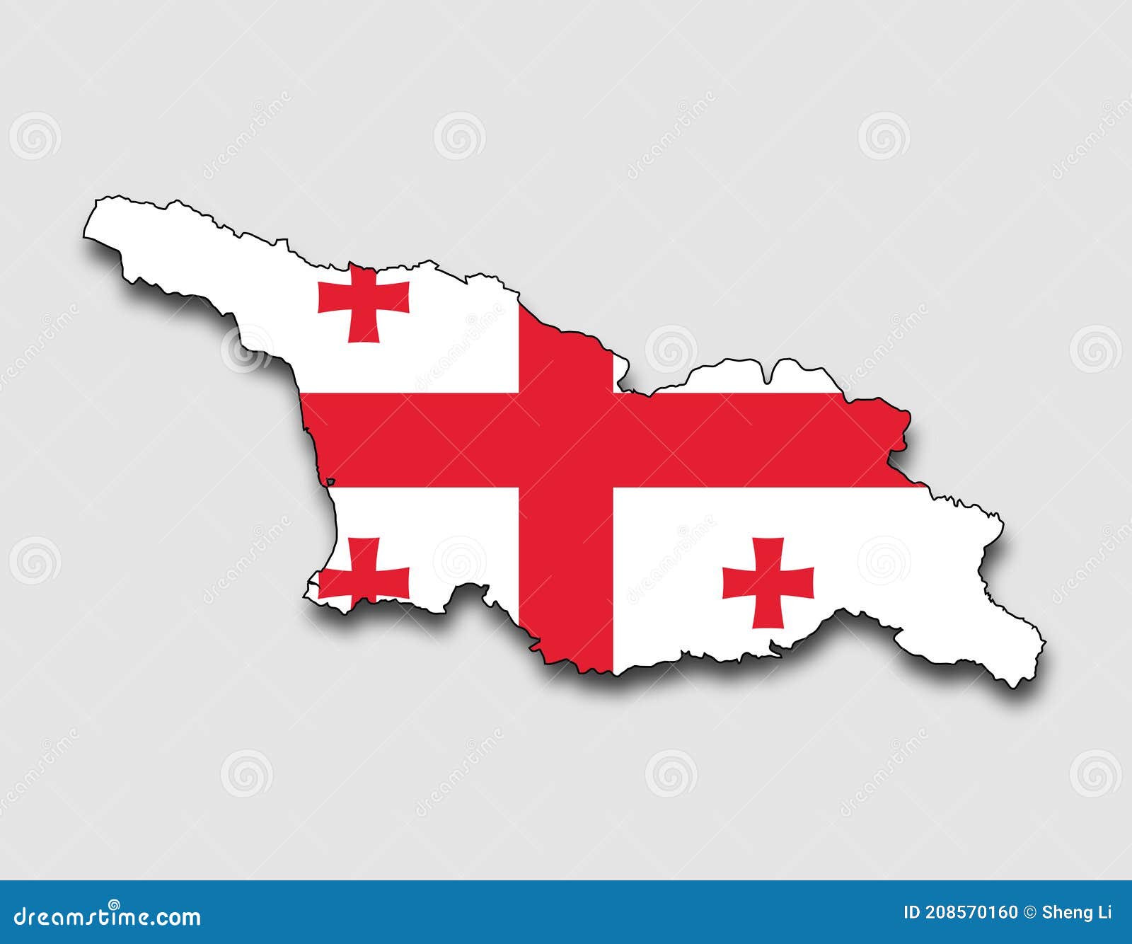 Georgia Map Soviet Union Stock Illustrations – 16 Georgia Map Soviet ...