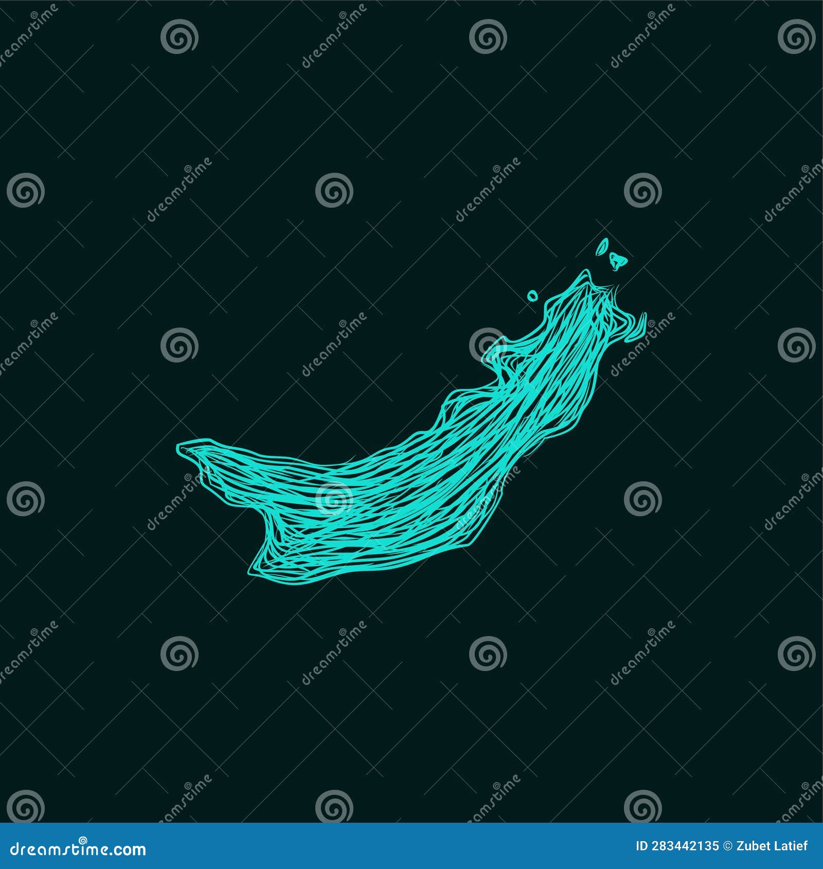 Map Riau Island Silhouette Artwork Style Design Stock Vector ...