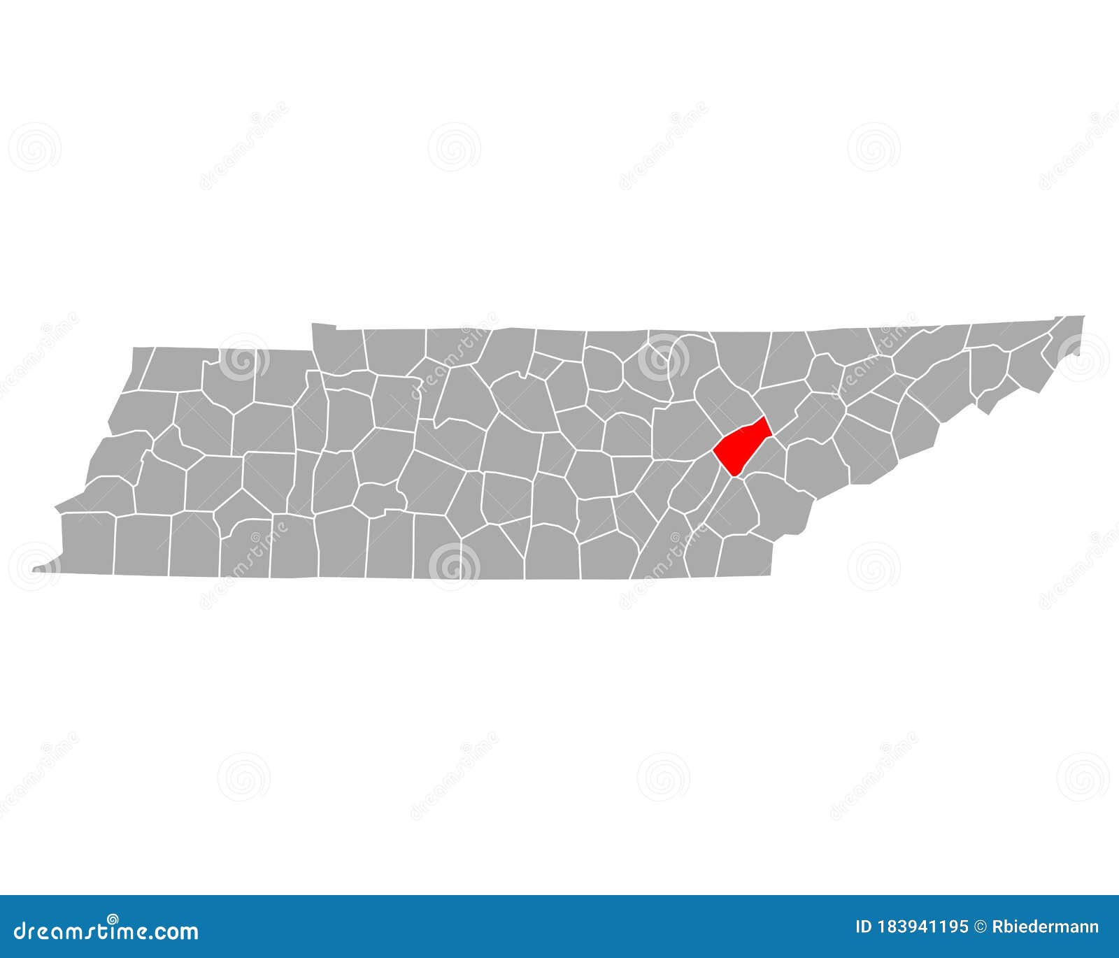 Map of Roane in Tennessee stock vector. Illustration of region - 183941195