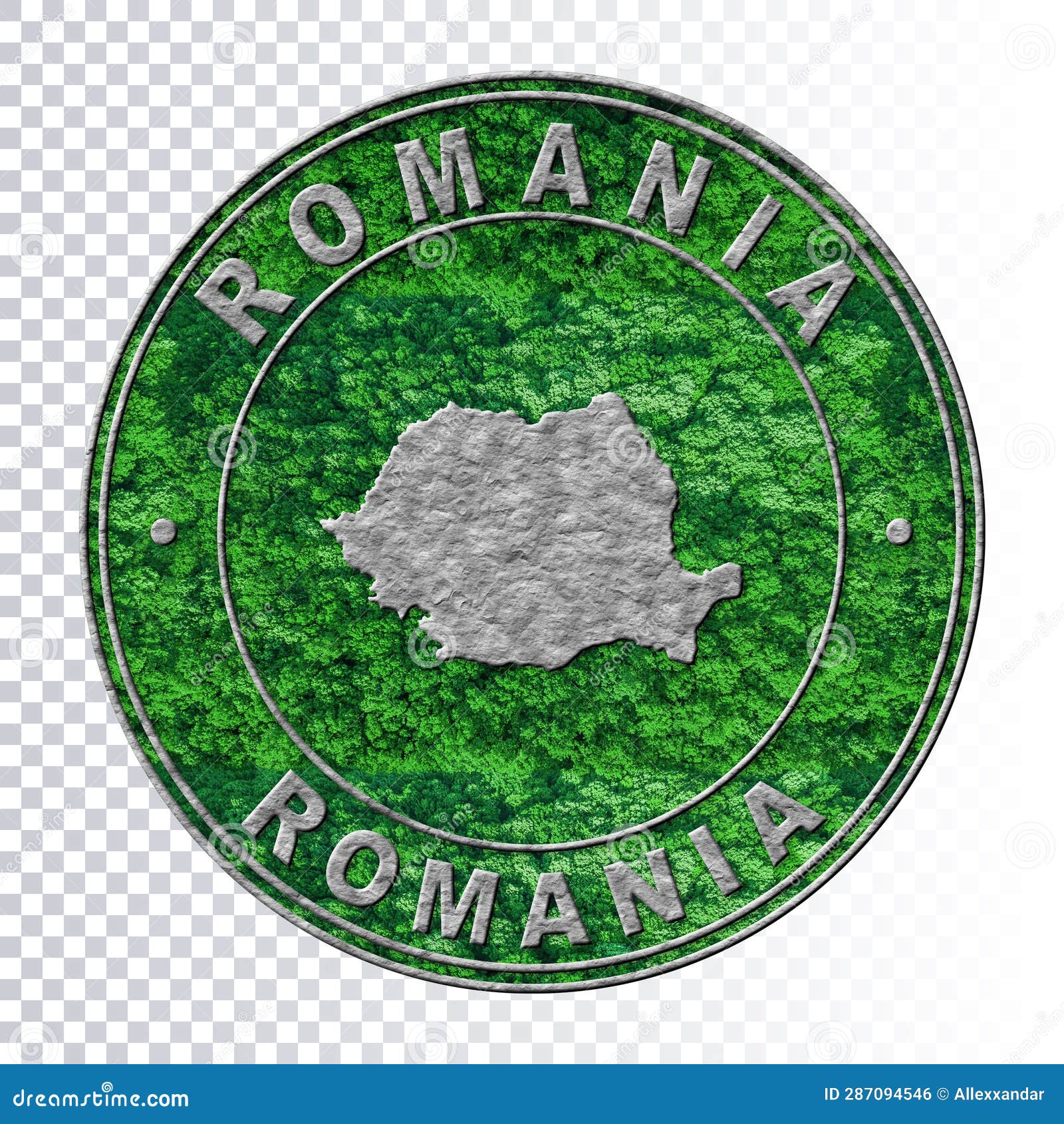 Map of Romania, Environment Concept, Co2 Emission Concept Stock Photo ...