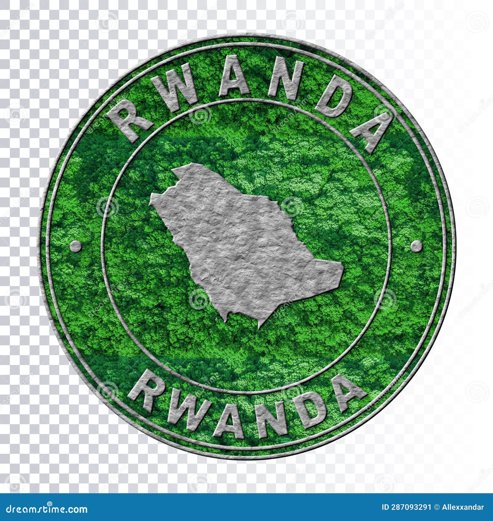 Map of Rwanda, Environment Concept, Co2 Emission Concept Stock ...