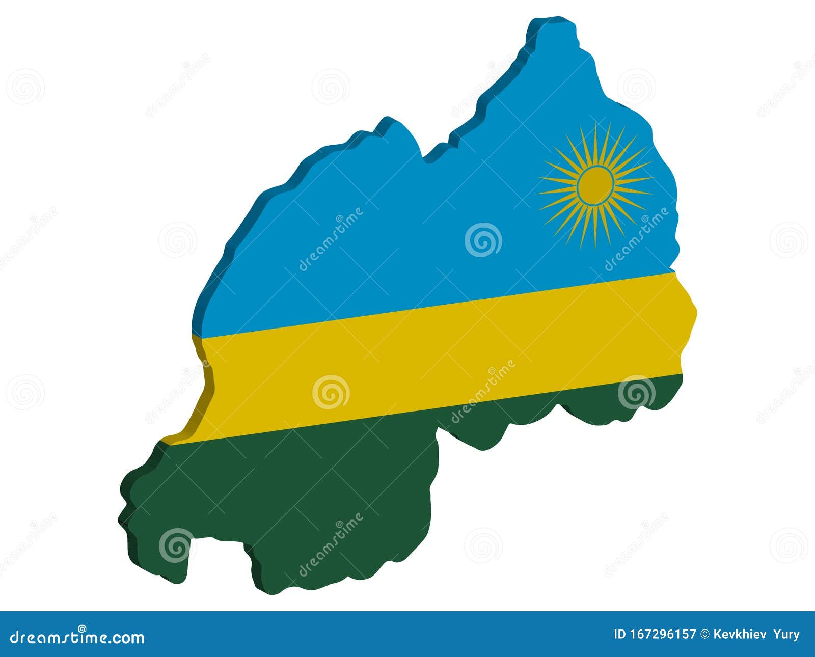 Map Rwanda Flag Vector Illustration Eps 10 Stock Vector - Illustration ...