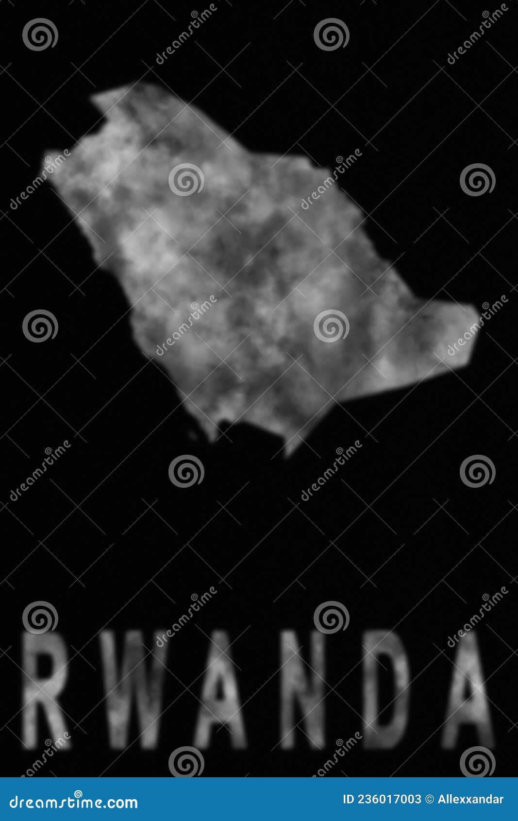Map of Rwanda Made of Smoke, Air Pollution Stock Image - Image of ...