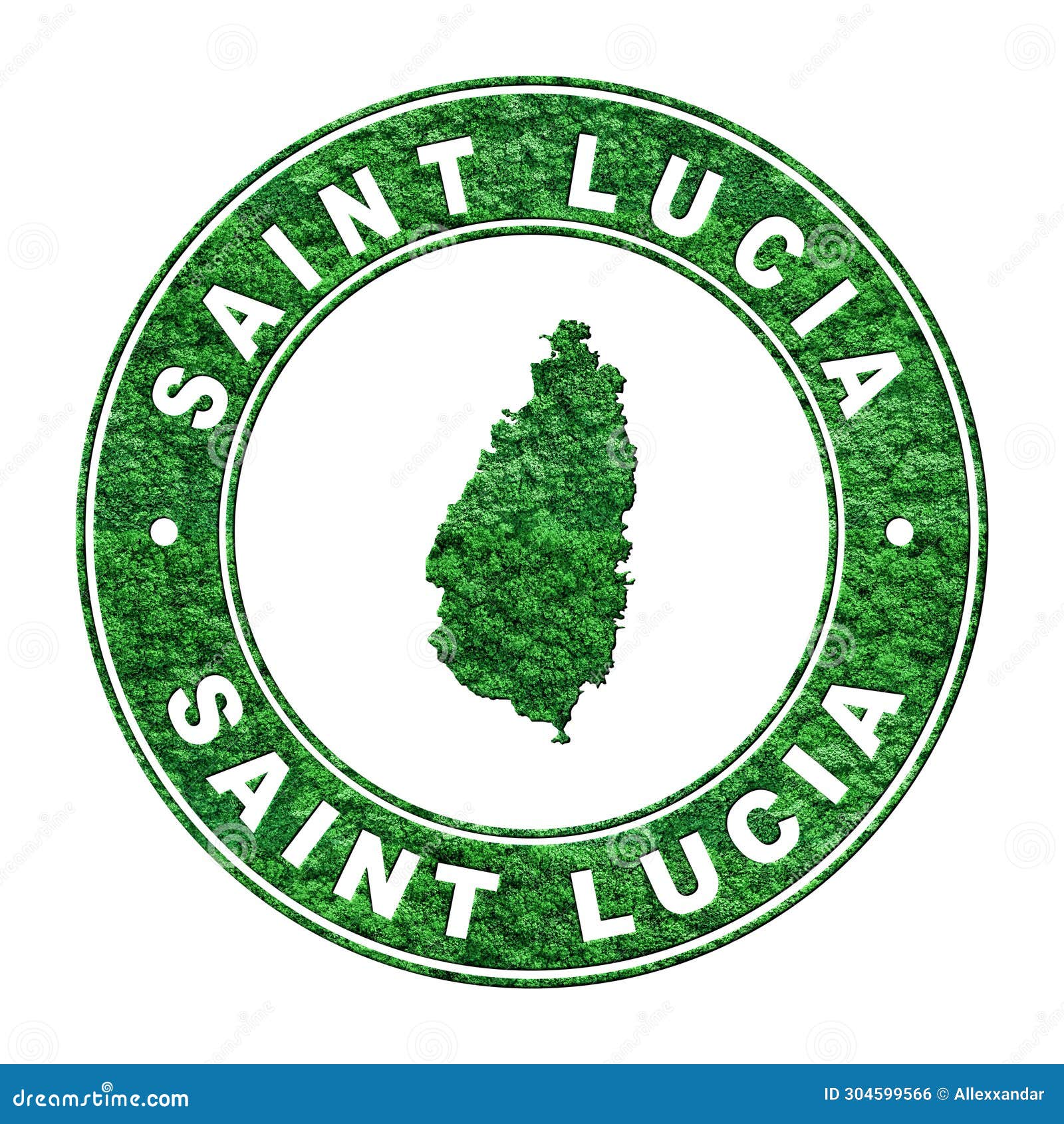 Map of Saint Lucia, CO2 Emission Concept Stock Photo - Image of ...