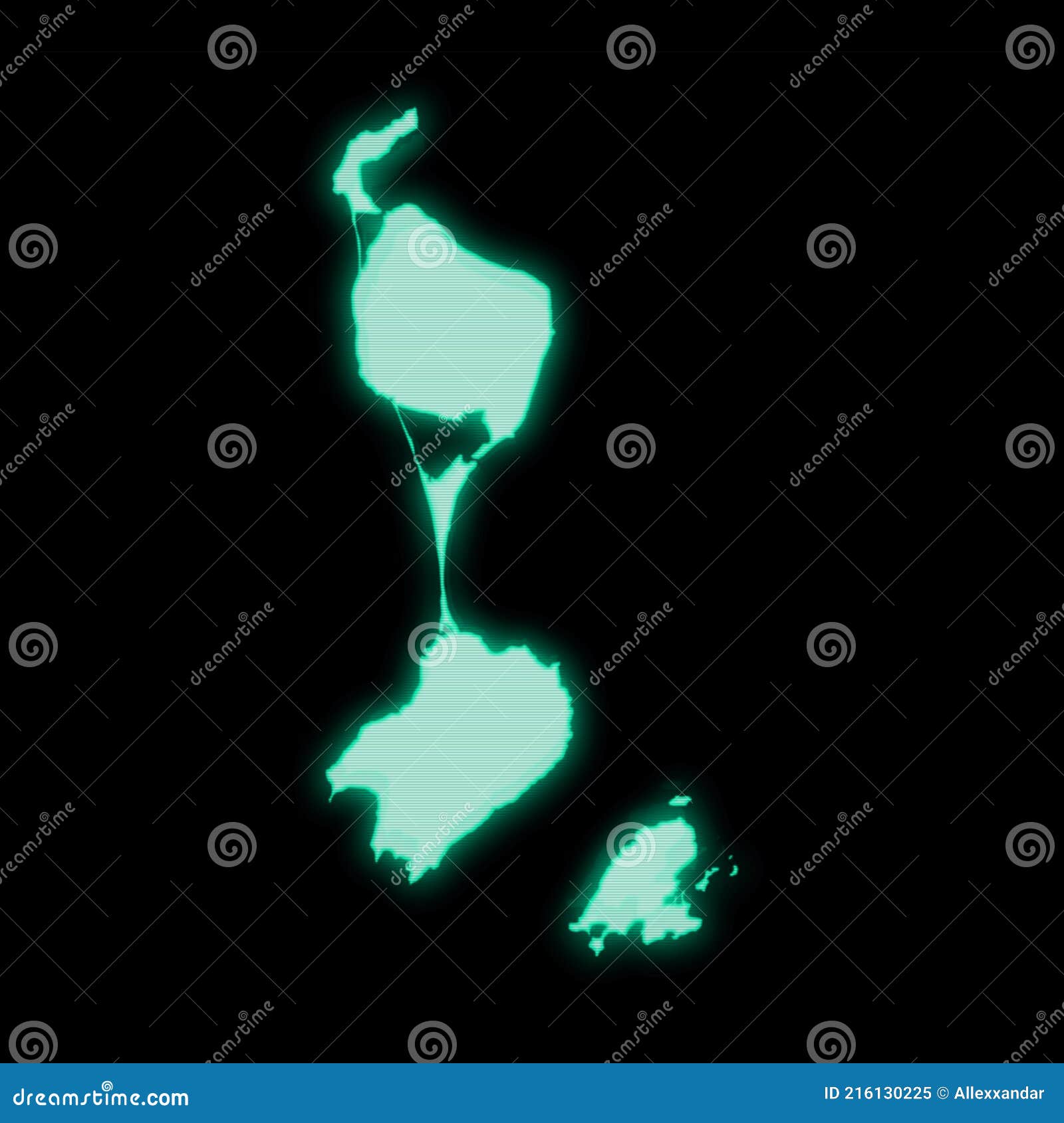 Retro US Map Of San Pierre, Indiana. Vintage Street Map. Royalty-Free ...