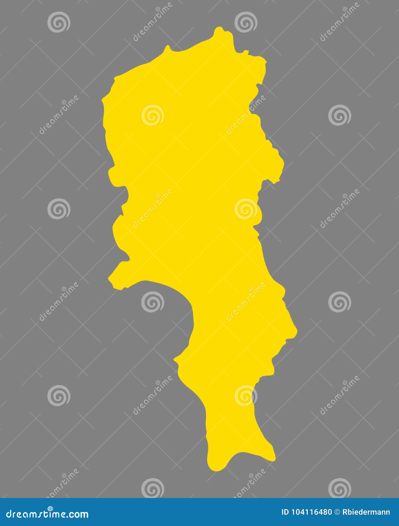 Map of Sal stock vector. Illustration of yellow, vector - 104116480