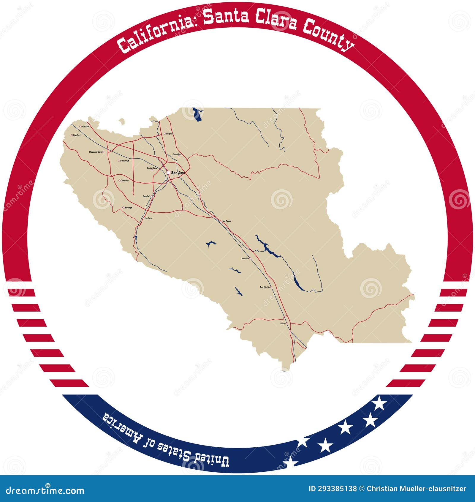 Santa Clara Cuba City Map In Retro Style In Golden Color. Outline Map ...