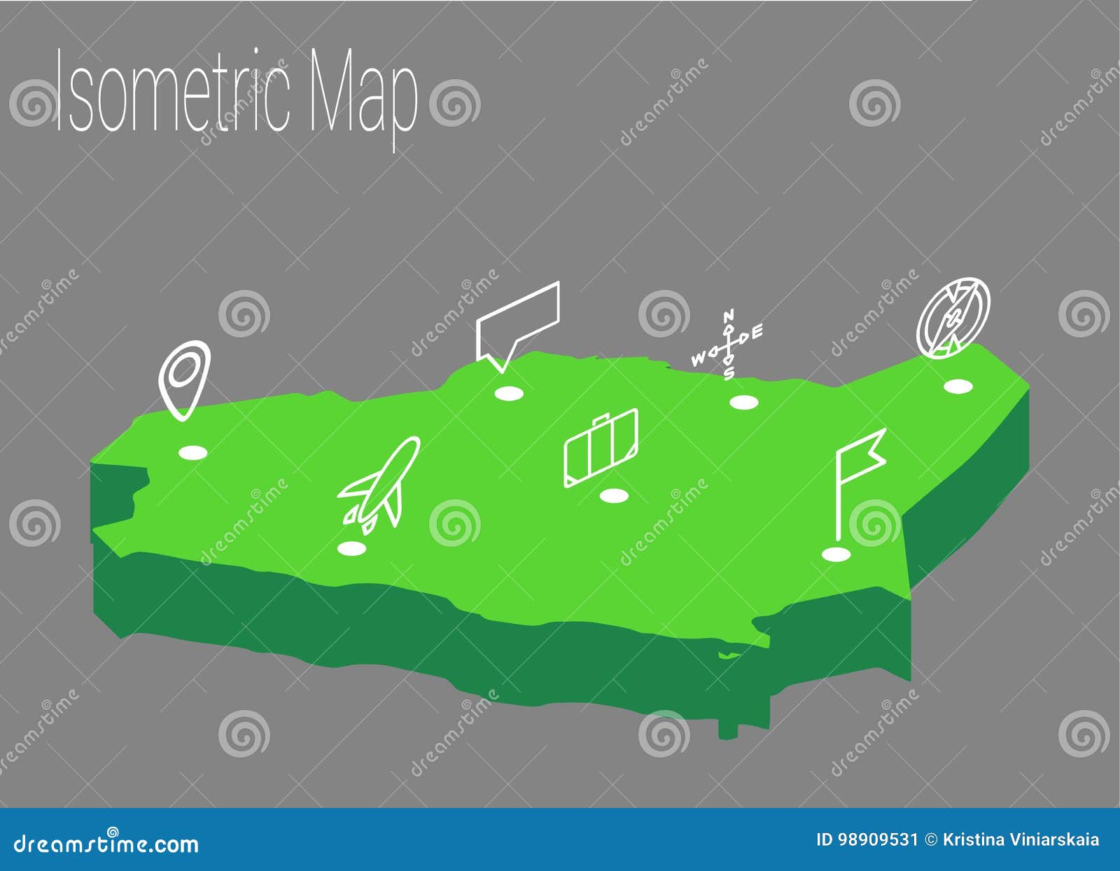 Map Saudi Arabia Isometric Concept. Stock Vector - Illustration of ...
