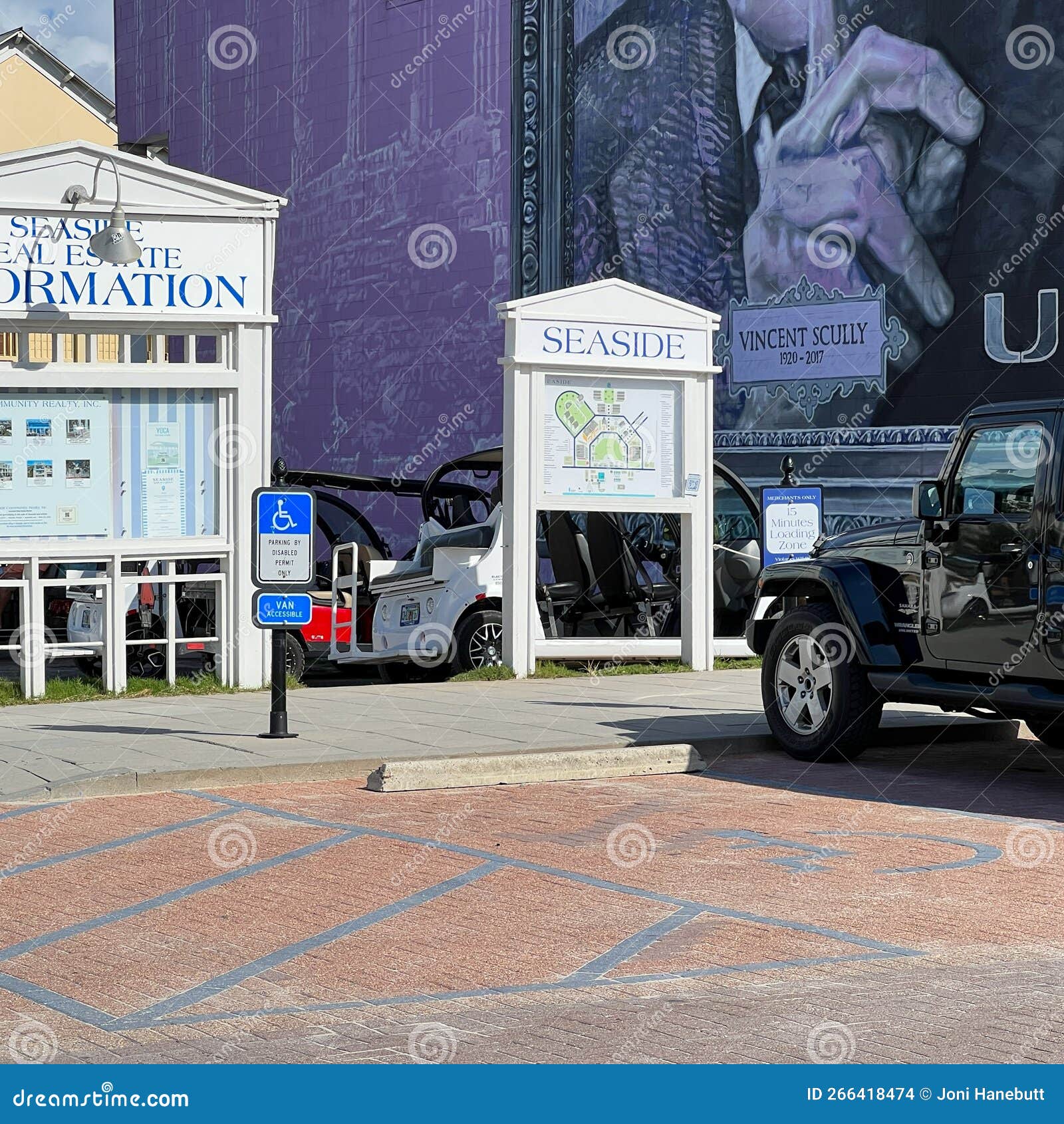 The Map of Seaside in the Square in Downtown Seaside, FL Editorial ...