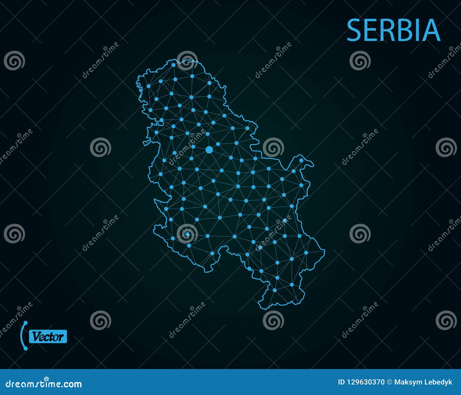 serbia map image