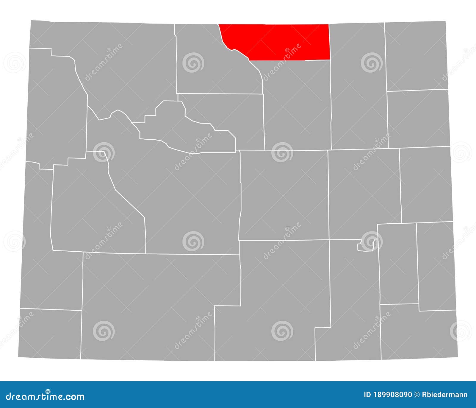 Map of Sheridan in Wyoming stock vector. Illustration of wyoming ...