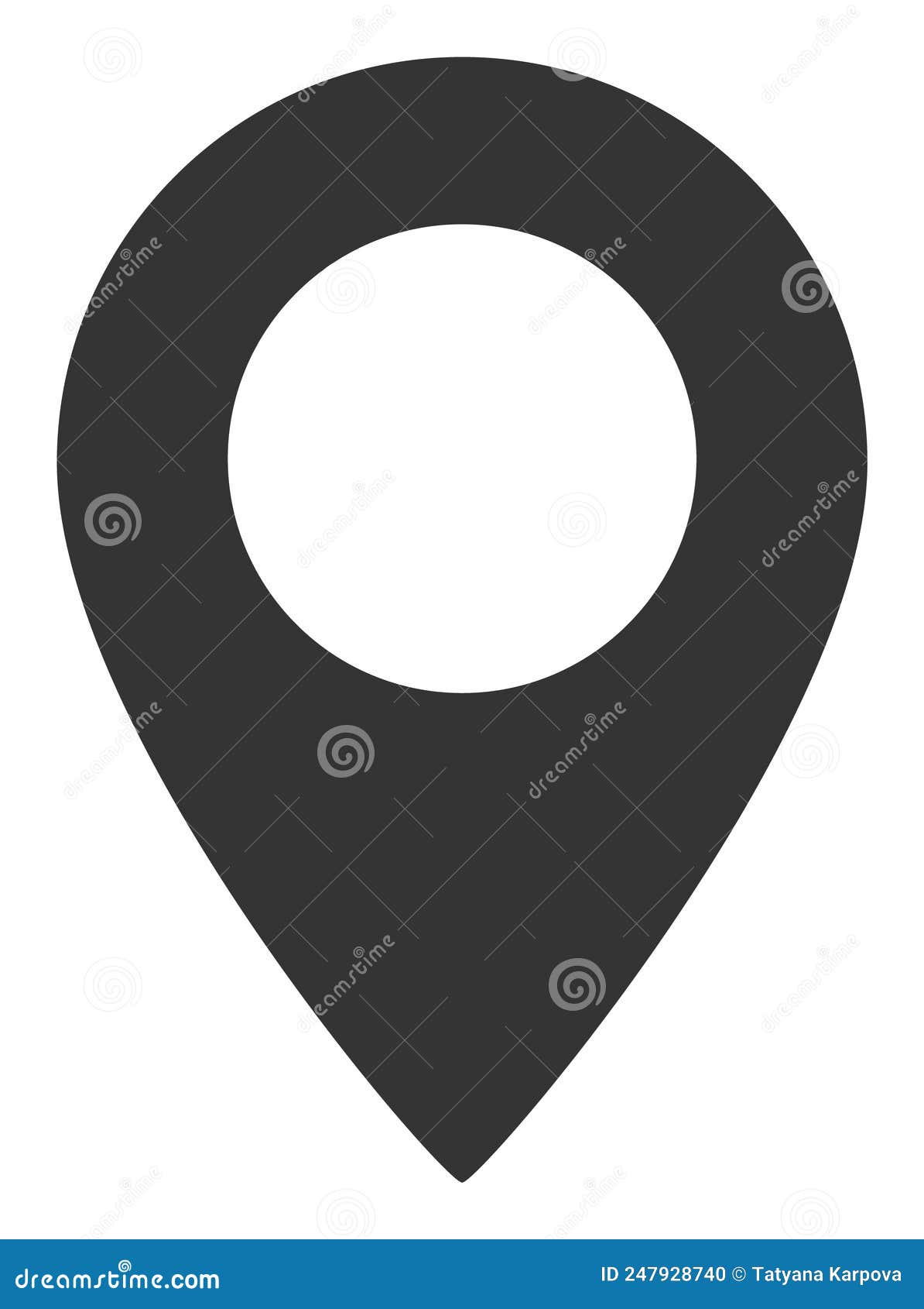 Map Sign Vector Icon Flat Illustration Stock Vector - Illustration of ...