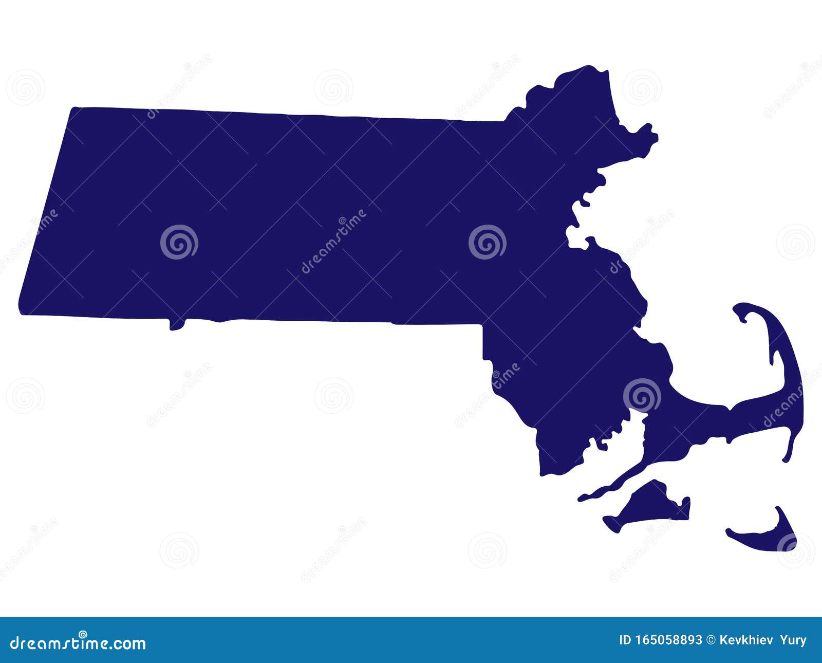 Map silhouette of the U.S stock vector. Illustration of ensign - 165058893