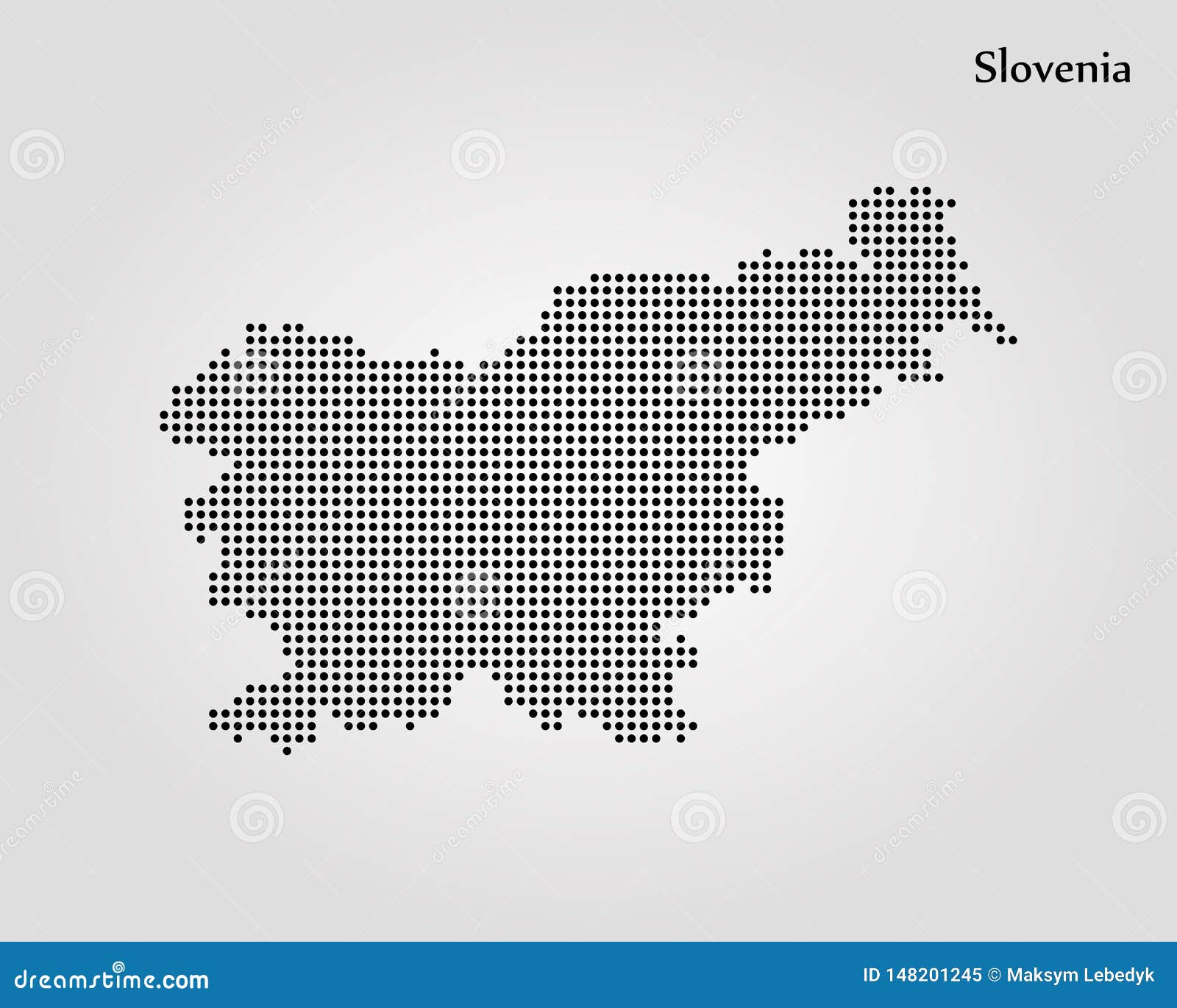 Map of Slovenia. Vector Illustration. World Map Stock Illustration ...
