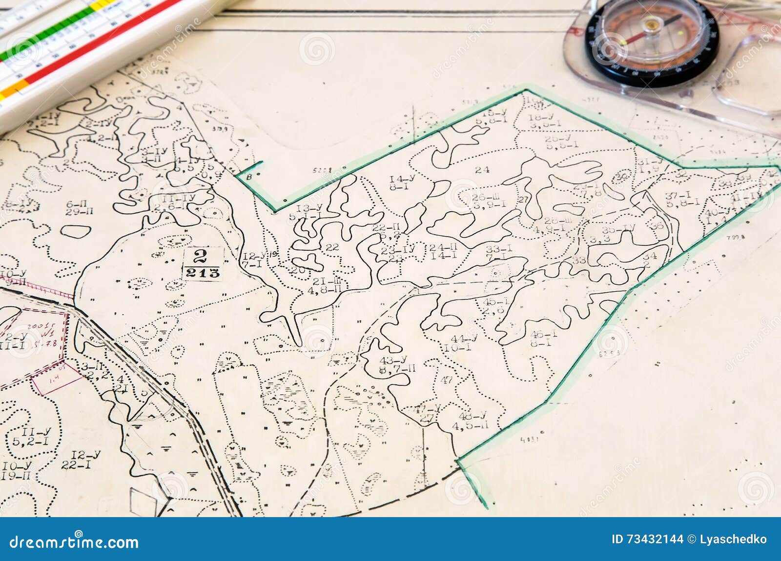 Map of a small land. stock photo. Image of travel, expeditions - 73432144