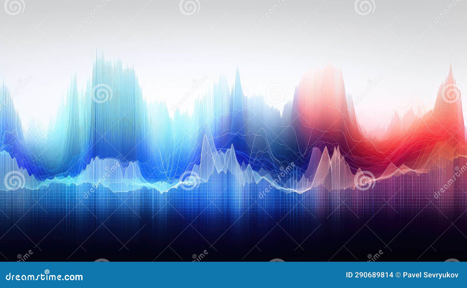 Map Soundwave Elevation Data Stock Illustration - Illustration of ...