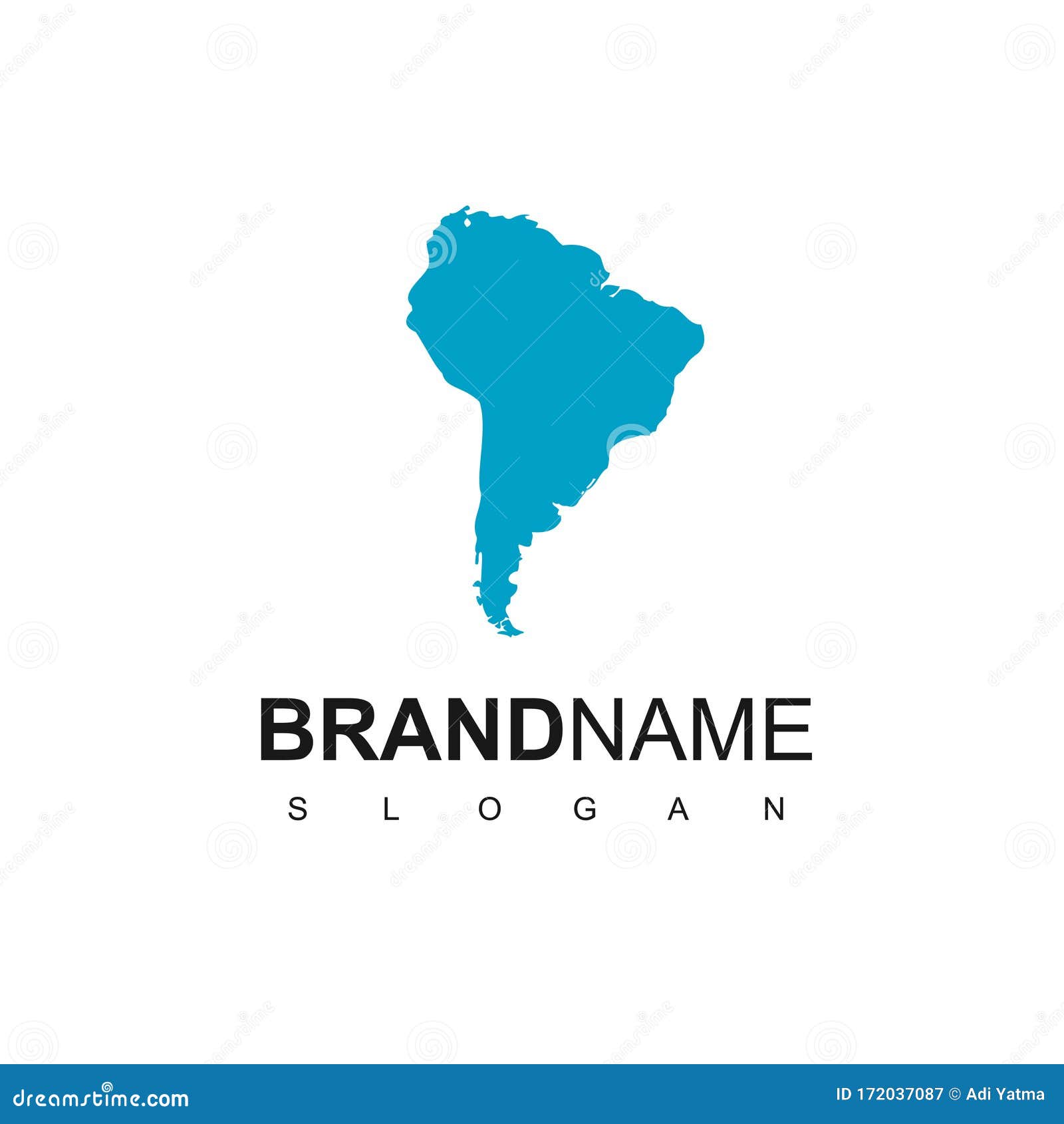 Map of South America Design Vector Stock Vector - Illustration of ...