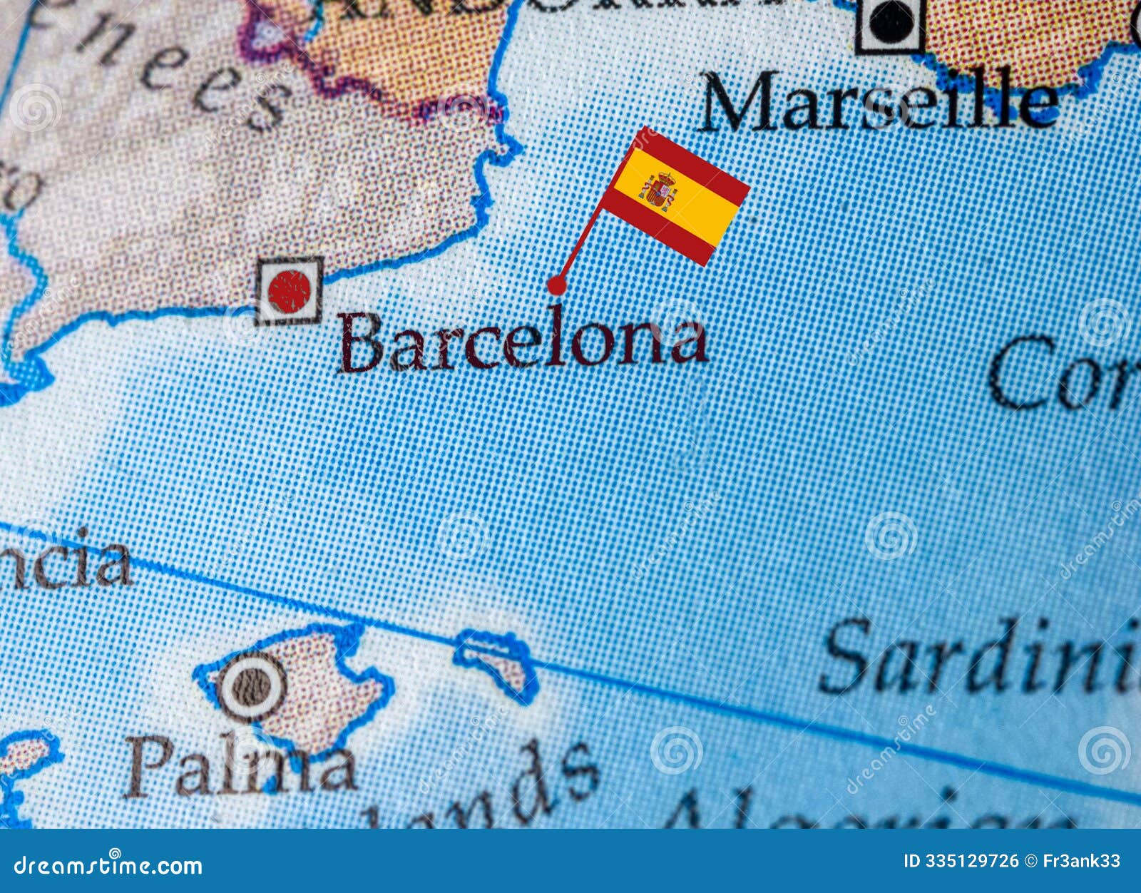 Map of spain stock photo. Image of city, europe, union - 335129726