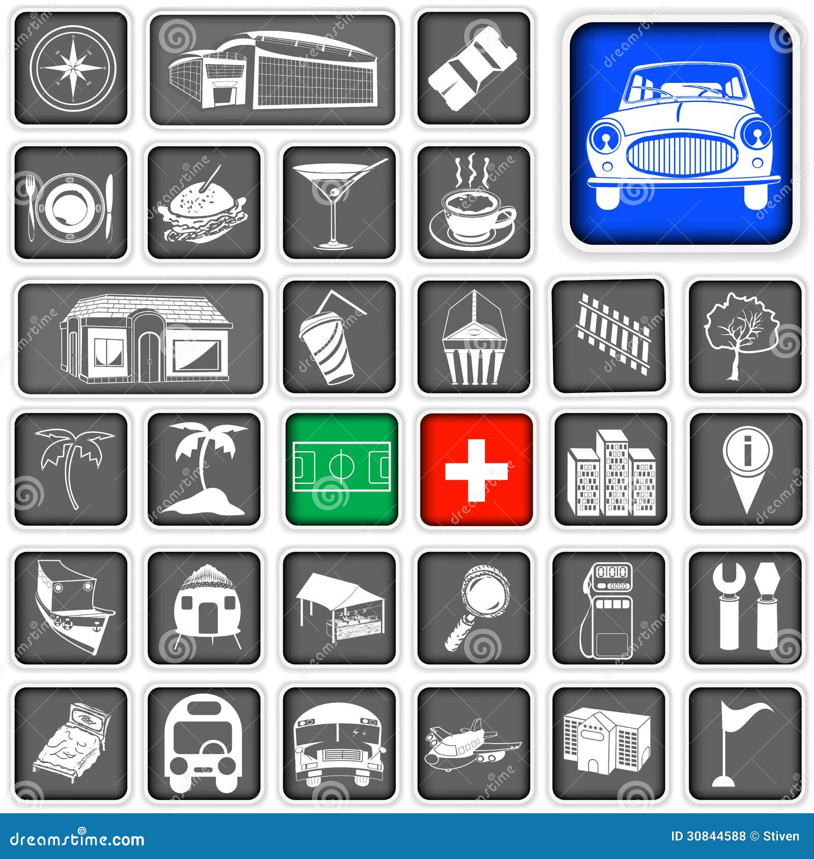 Map Legend Symbols Vector