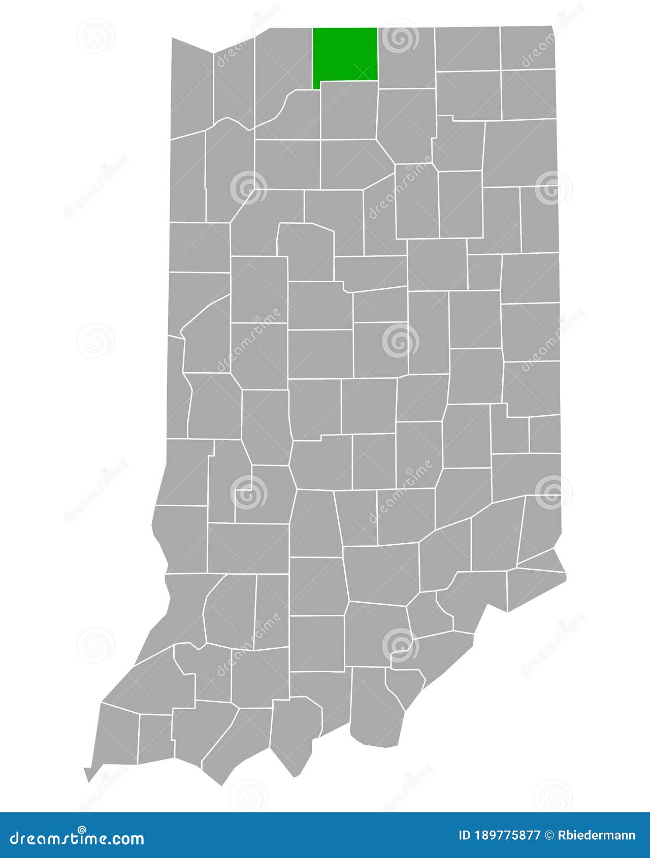 Map of St Joseph in Indiana Stock Vector - Illustration of location ...