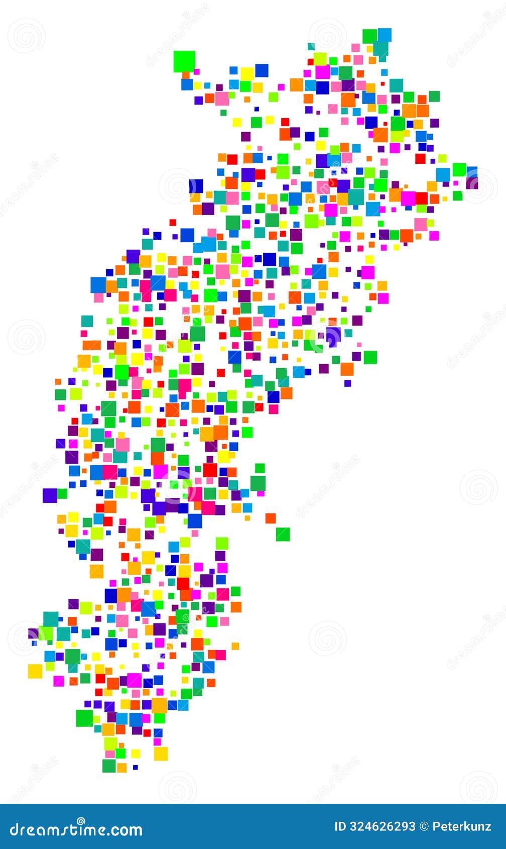 Map of the State Chhattisgarh (in). Stock Vector - Illustration of ...