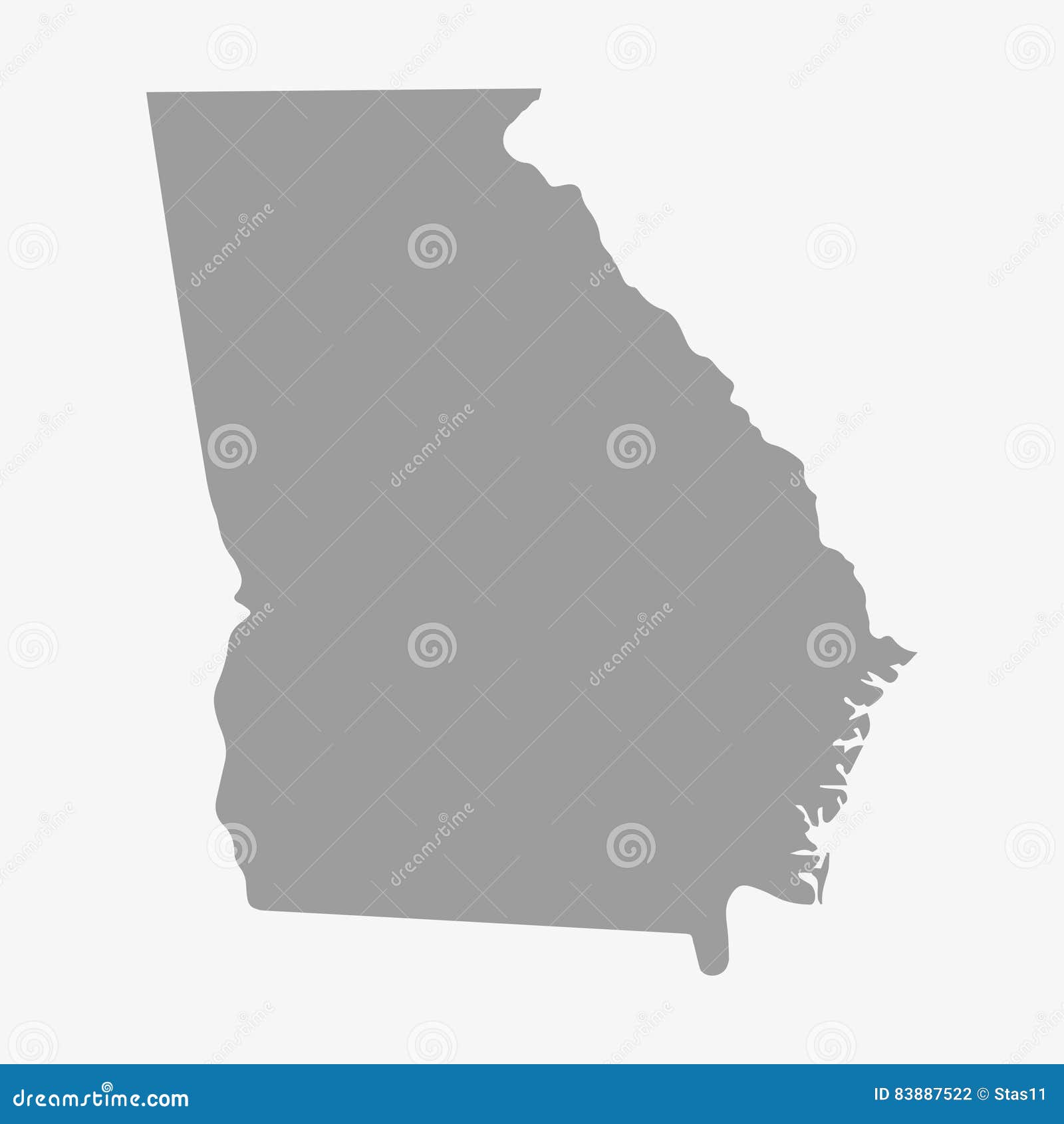 Georgia, Gray Political Map, With Capital Tbilisi, And International ...
