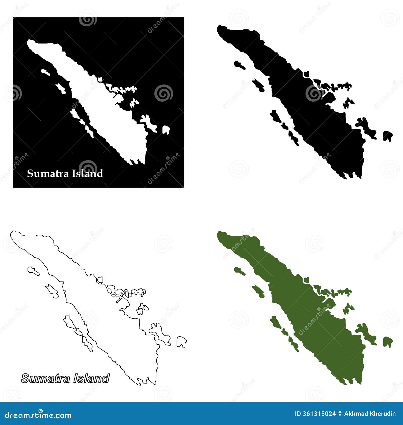 Sumatra Island. Indonesia. Topo Standard Stock Photography ...