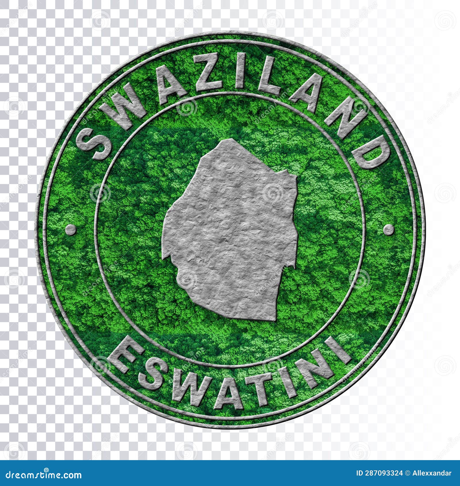 Map of Swaziland, Environment Concept, Co2 Emission Concept Stock ...