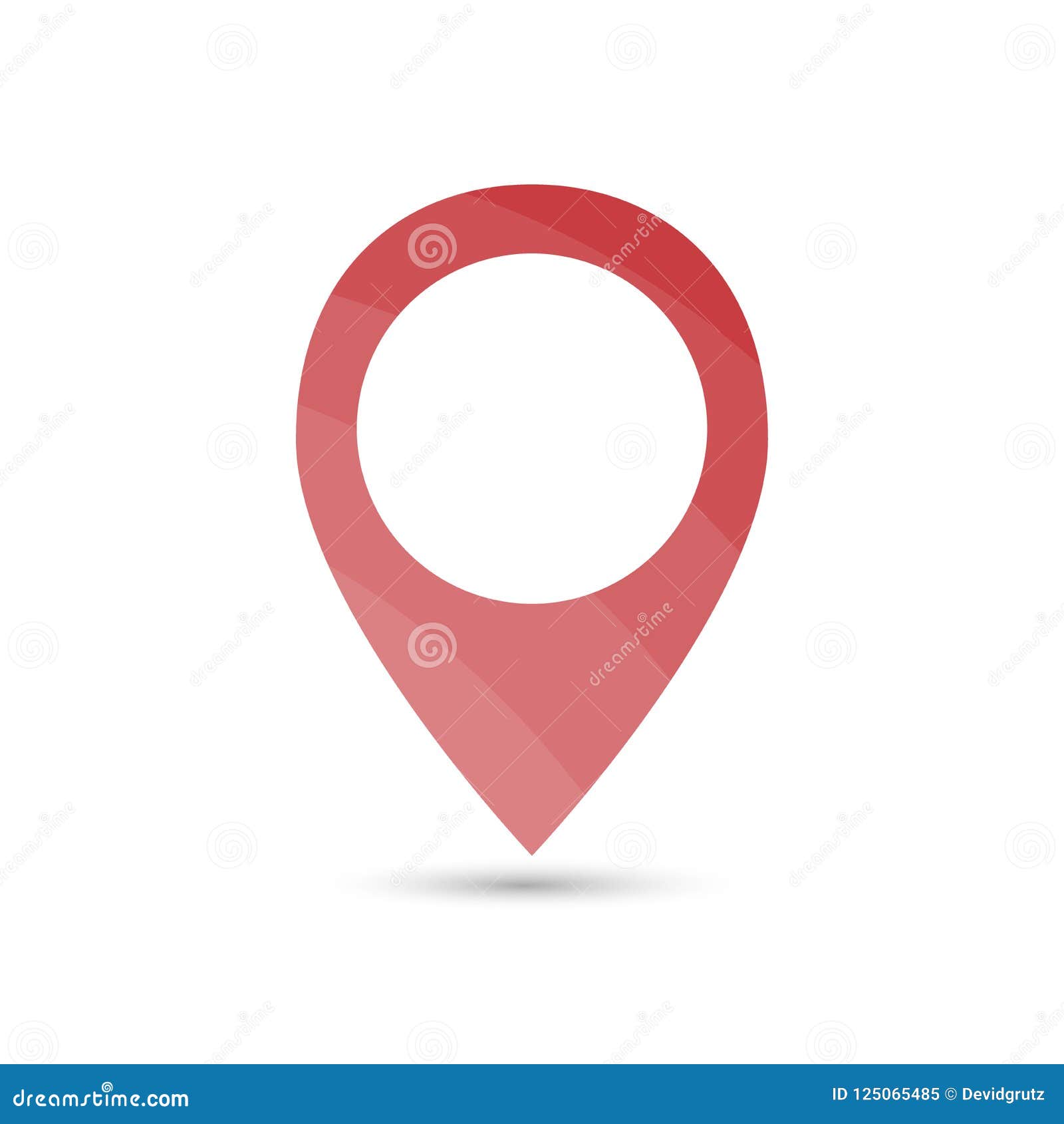 Map symbol, map pointer stock vector. Illustration of background ...