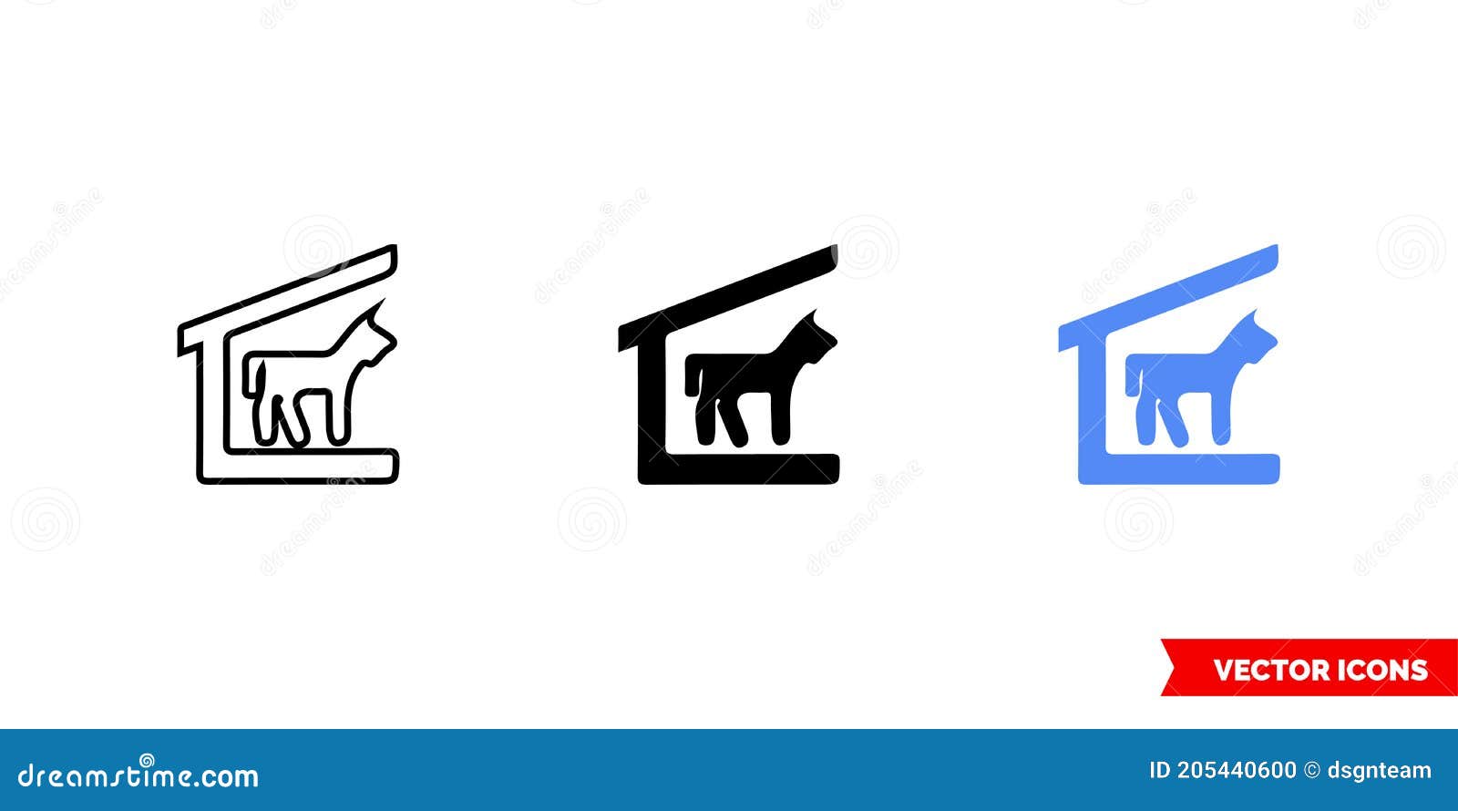 Stable Icon Clipart Logtotype Isolated Vector Illustration ...