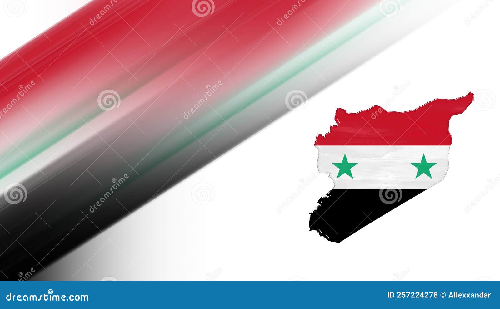Map of Syria, flag map stock illustration. Illustration of concept ...