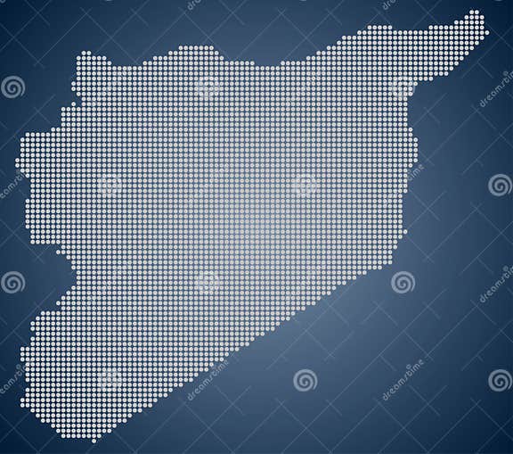A Map of Syria, Pixel stock vector. Illustration of asian - 137261830