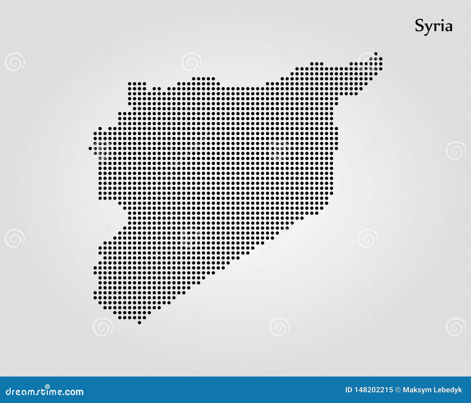 Map of Syria. Vector Illustration. World Map Stock Illustration ...