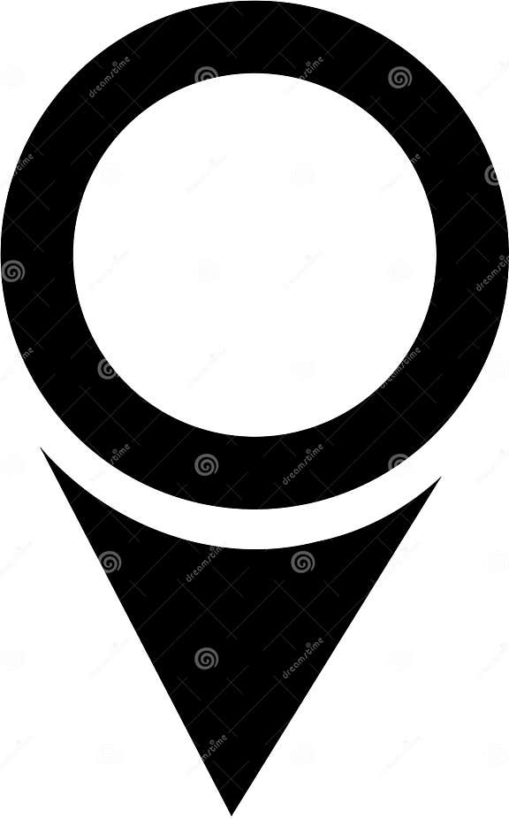 Map tag icon stock vector. Illustration of place, point - 107179564