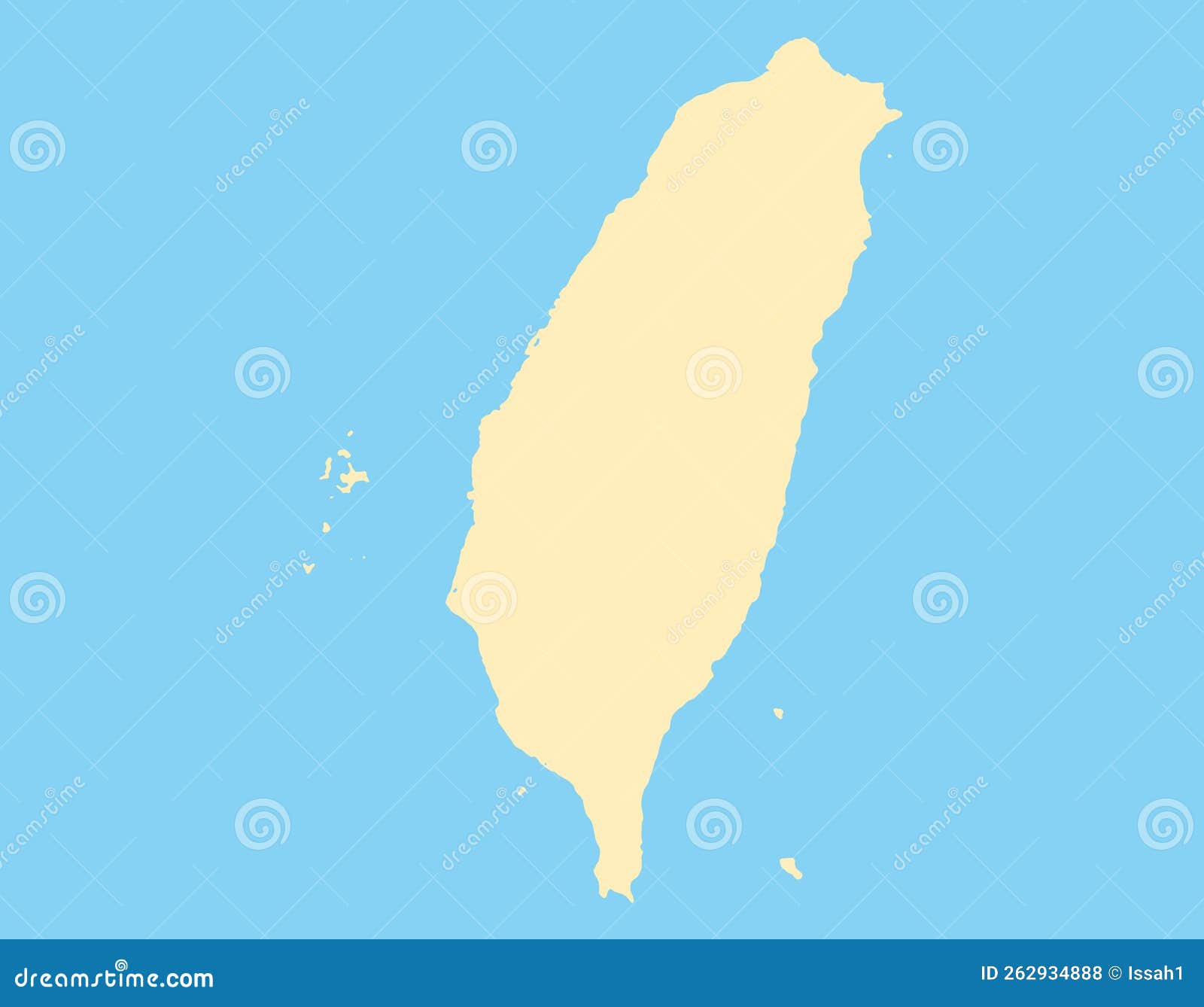 Map Taiwan China Vector Background. Isolated Country Texture ...