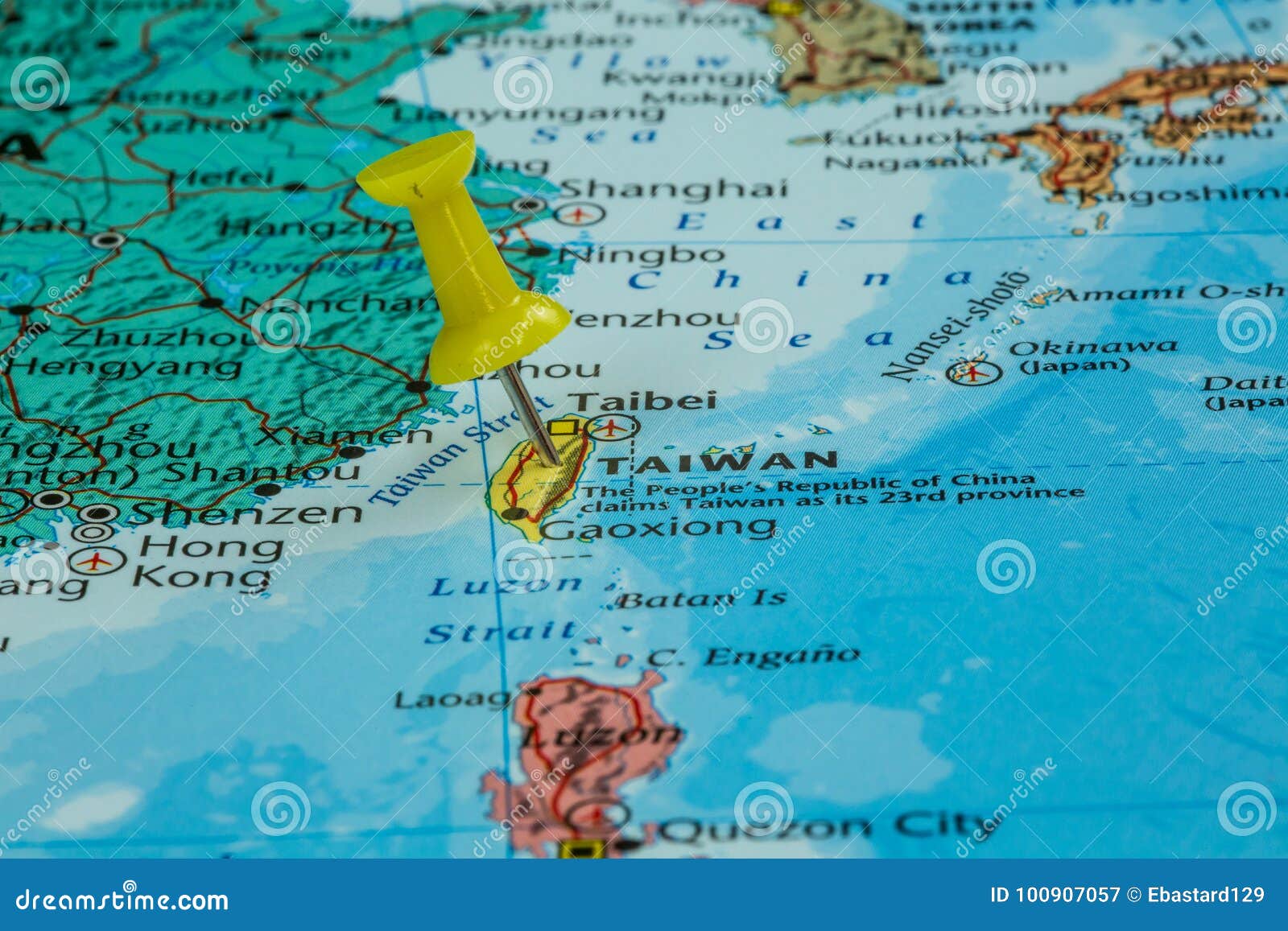 Map of Taiwan stock image. Image of book, guinea, european - 100907057