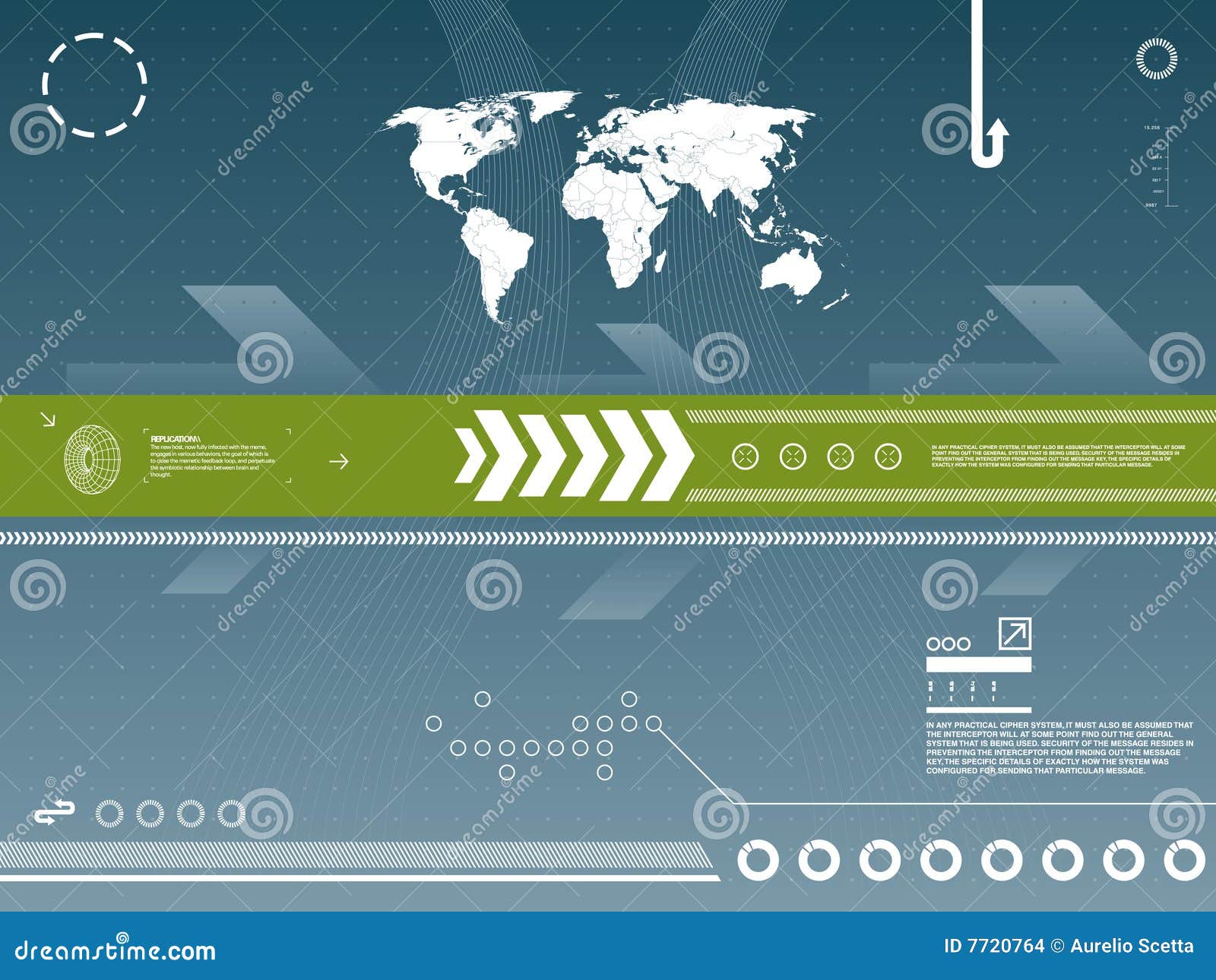 Map Technology background stock vector. Illustration of space - 7720764