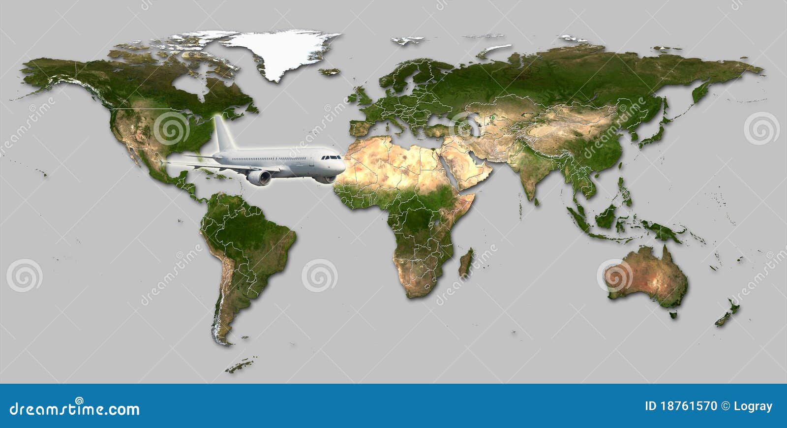 Map with Territorial Countries Fragmentatio Stock Photo - Image of ...