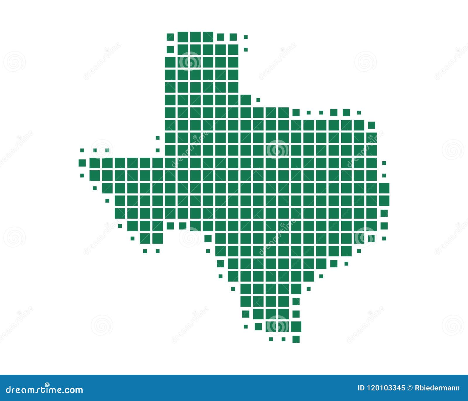 Map of Texas stock vector. Illustration of green, dots - 120103345